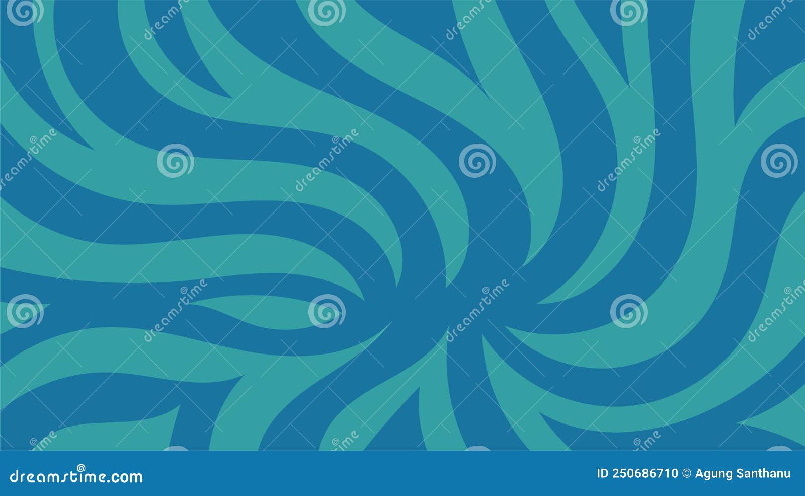 Abstract Backround with Curvy Shapes Composition. Stock Vector ...