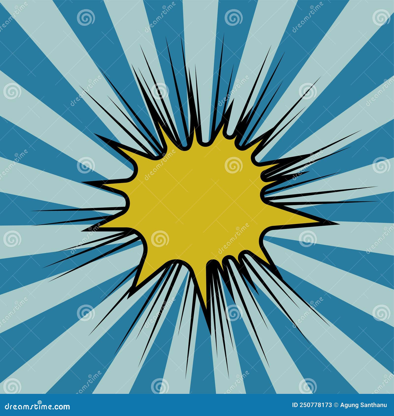 Comic Text Speech Bubble Pop Art Style. Cloud Talk Speech Bubble ...