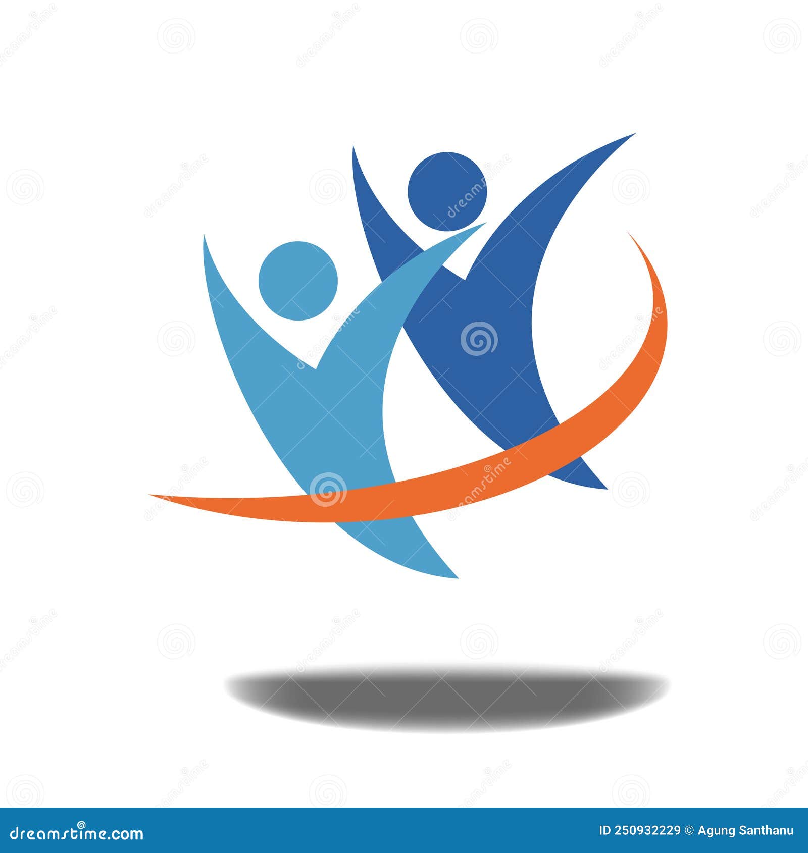 Human Freedom Logo. World Day of Human Solidarity Celebration Vector ...