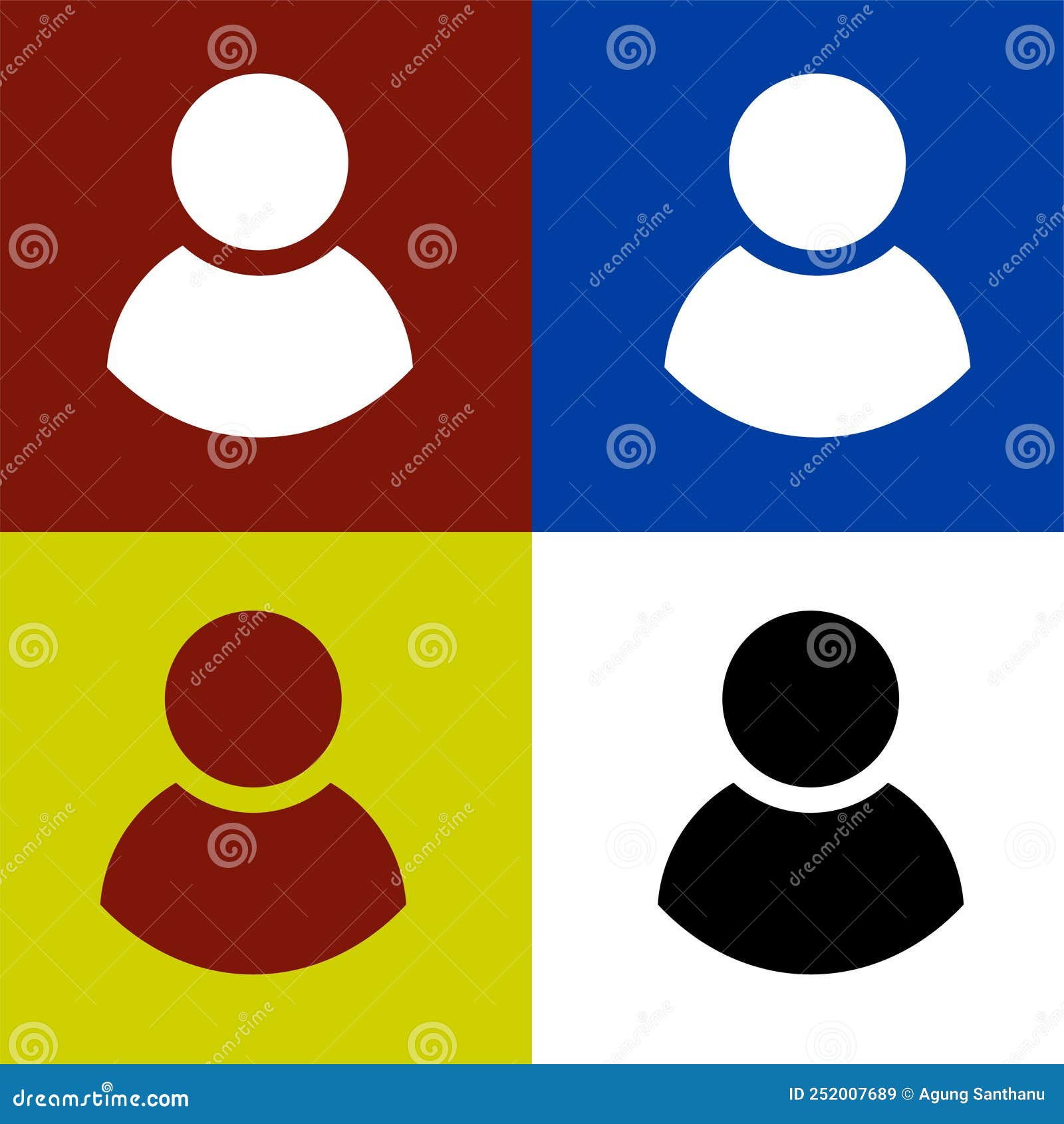 People or Person Avatar Symbol. Member or User Icon Vector Illustration ...