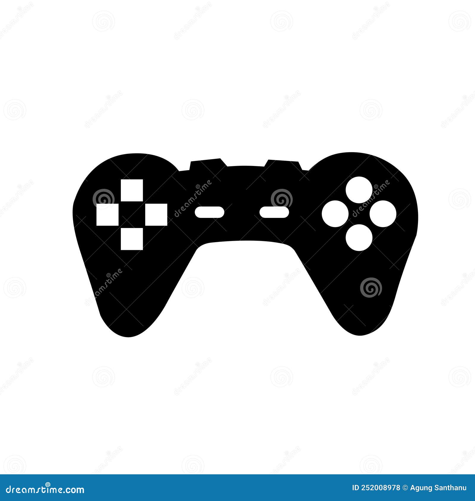 Game Controller Icon Design. PS Stick Symbol Stock Vector ...