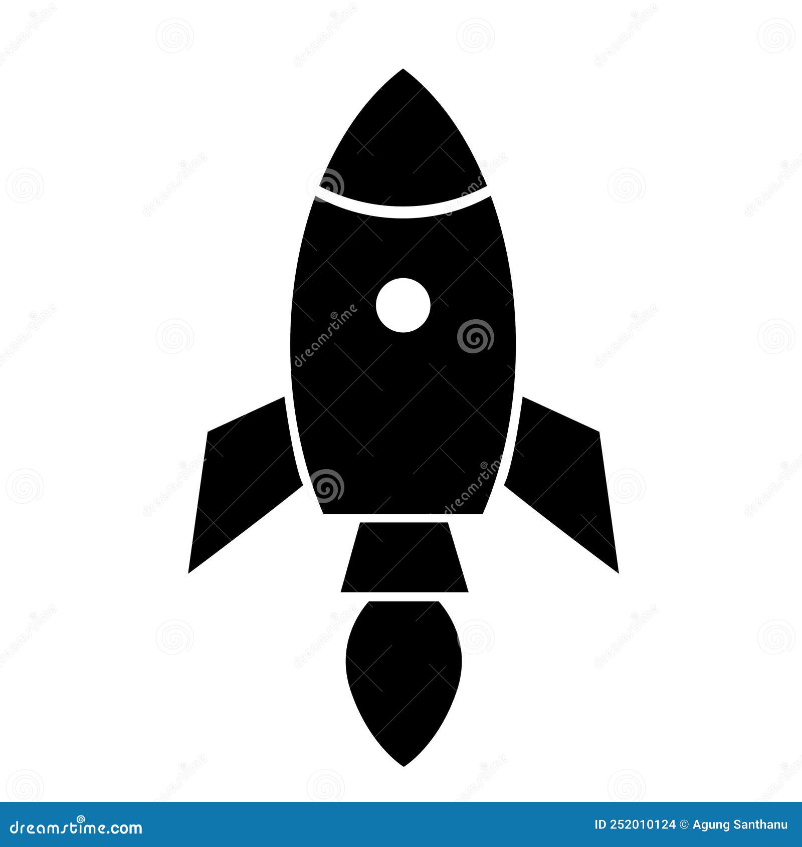 Rocket Launch Icon, Shuttle Space Symbol Startup Icon Missile Symbol ...