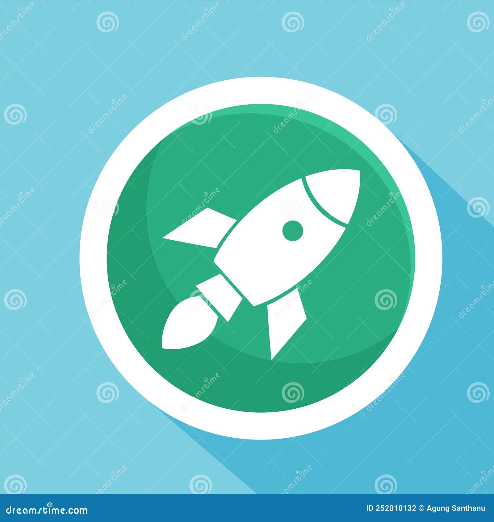 Rocket Launch Icon, Shuttle Space Symbol Startup Icon Missile Symbol ...