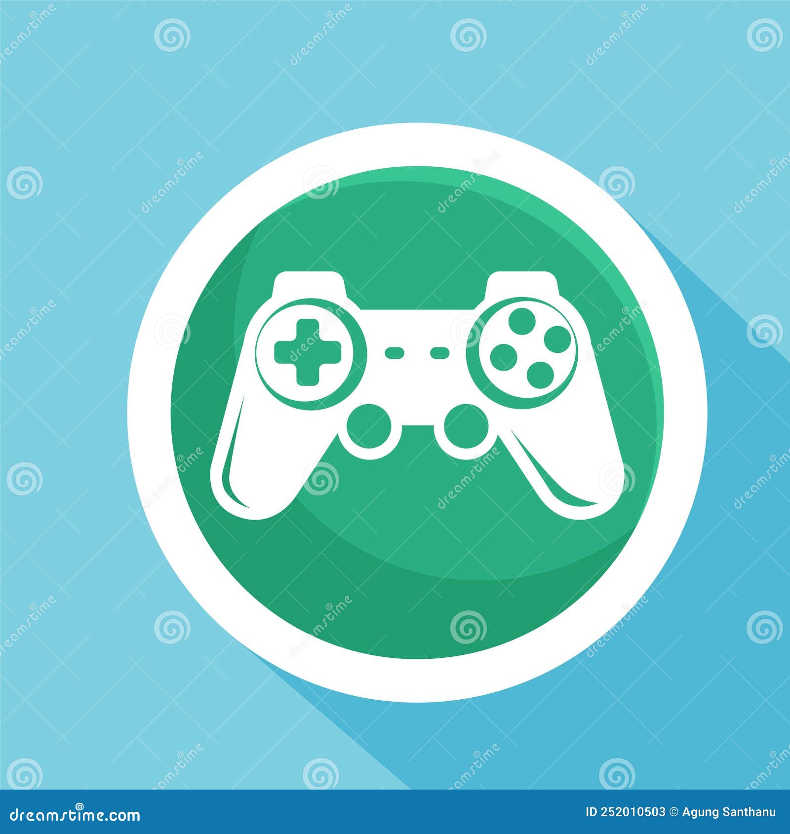 Stick PS Icon, Game Controller Sign Vector Symbol Illustration Logo ...