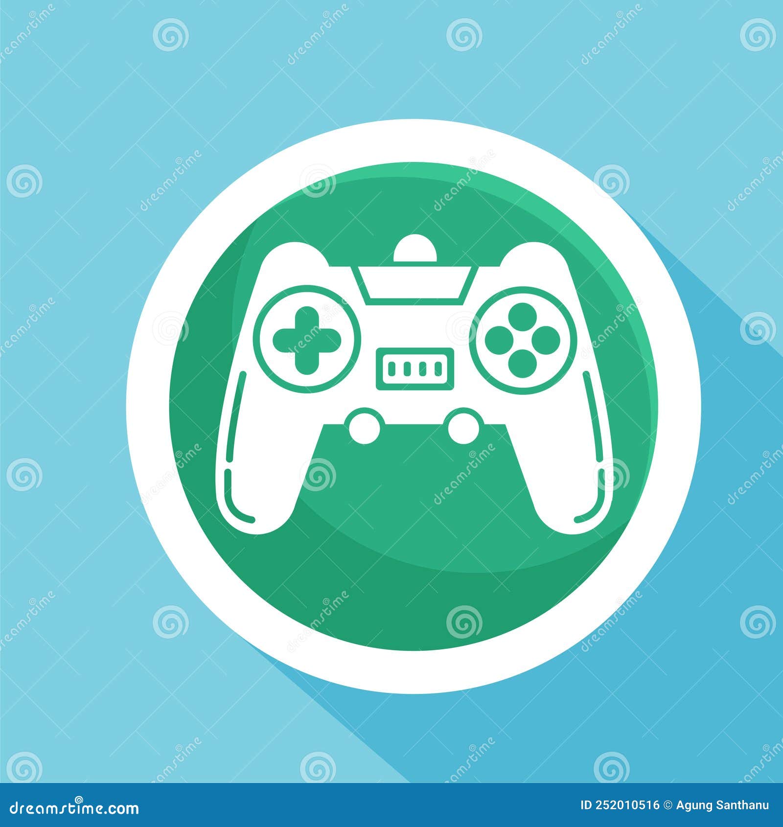 Stick PS Icon, Game Controller Sign Vector Symbol Illustration Logo ...