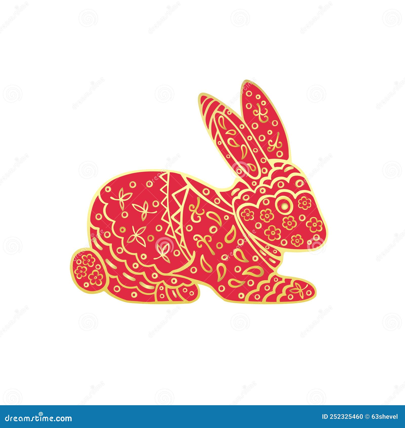 Eastern Asian Indian Design Royalty-Free Stock Image | CartoonDealer ...