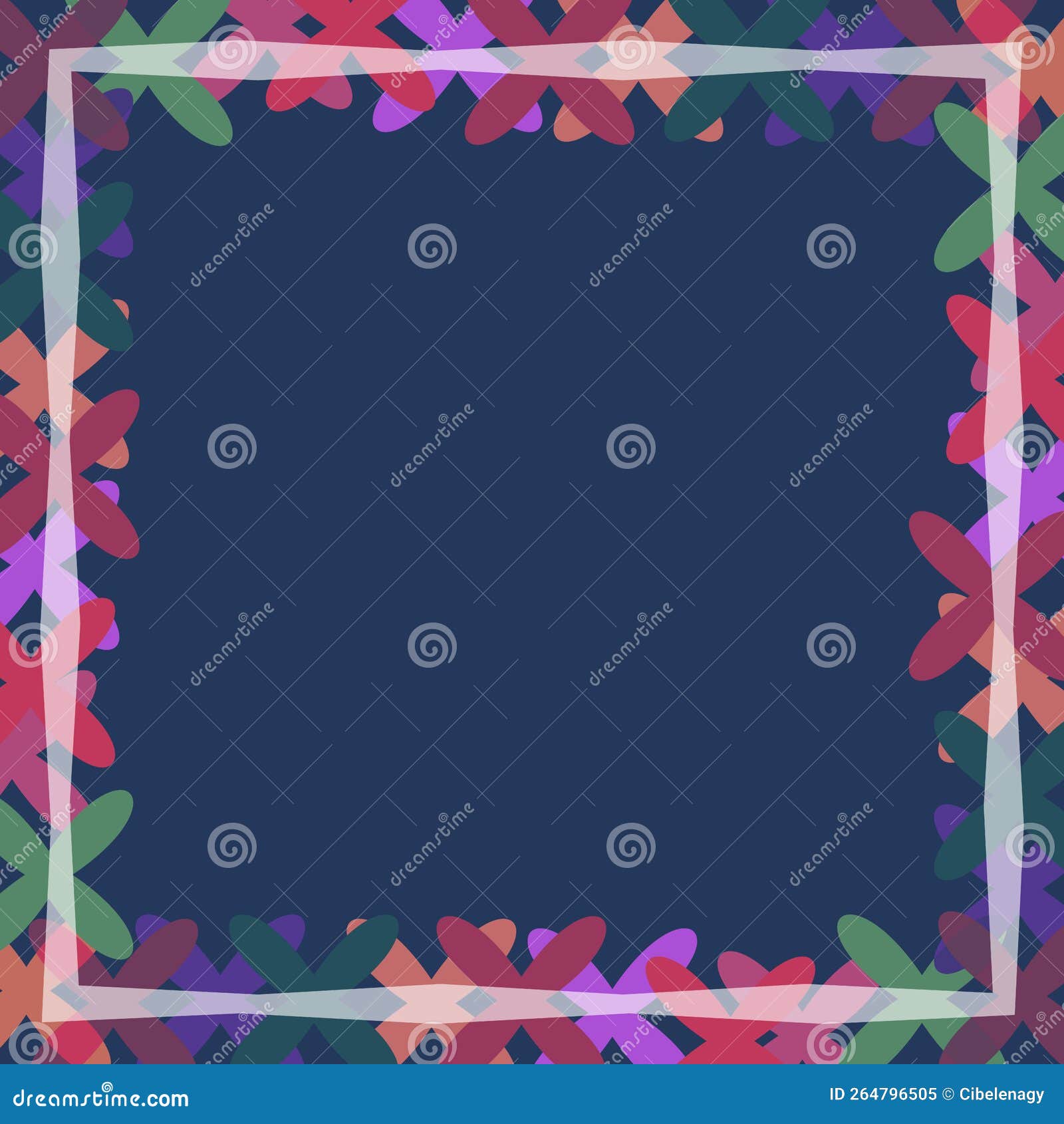 X Abstract Dark Blue (Square Frame Edge for Social Media) - Background ...