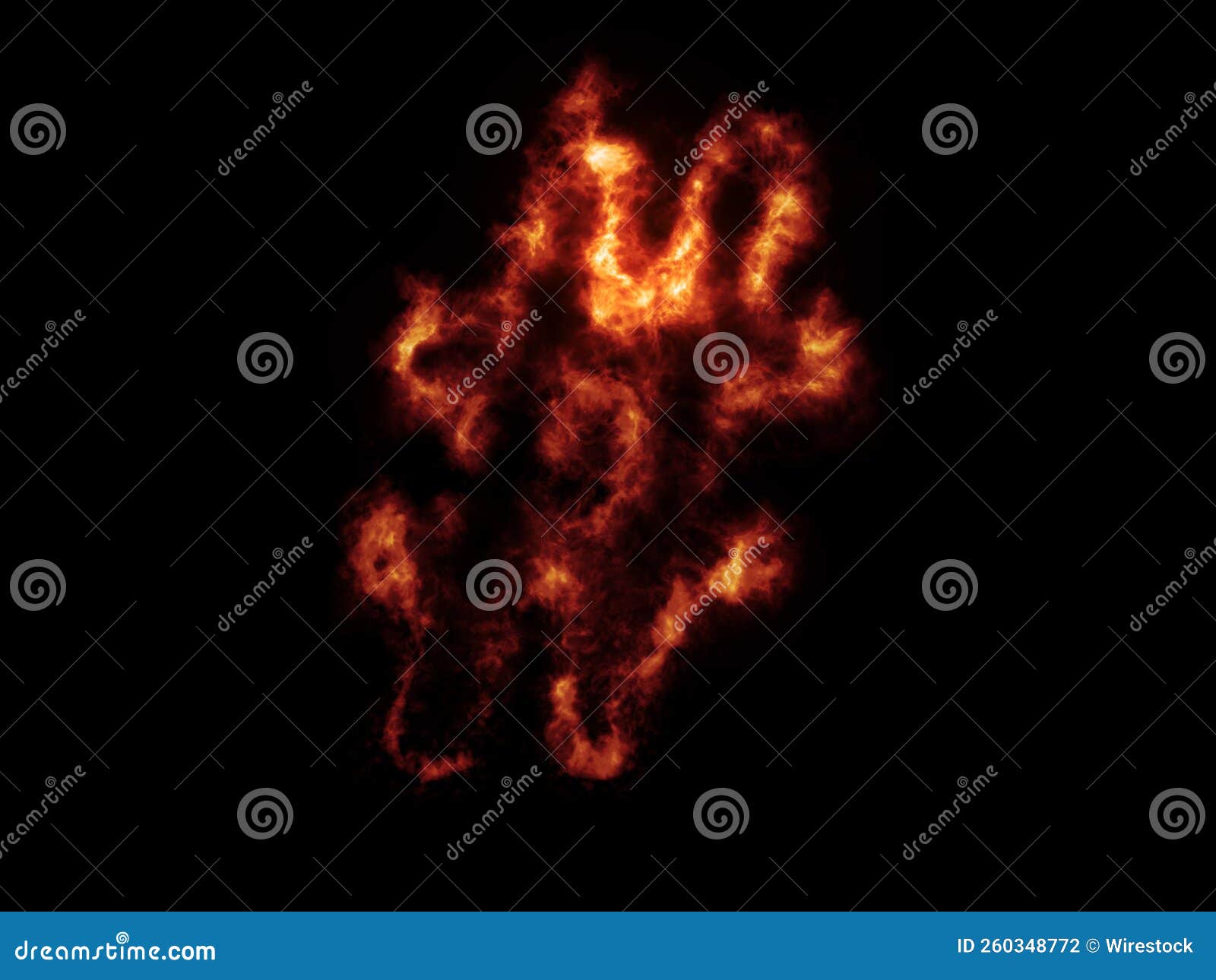 "conjunction Operator" Symbol in Red Flames on a Dark Background Stock ...