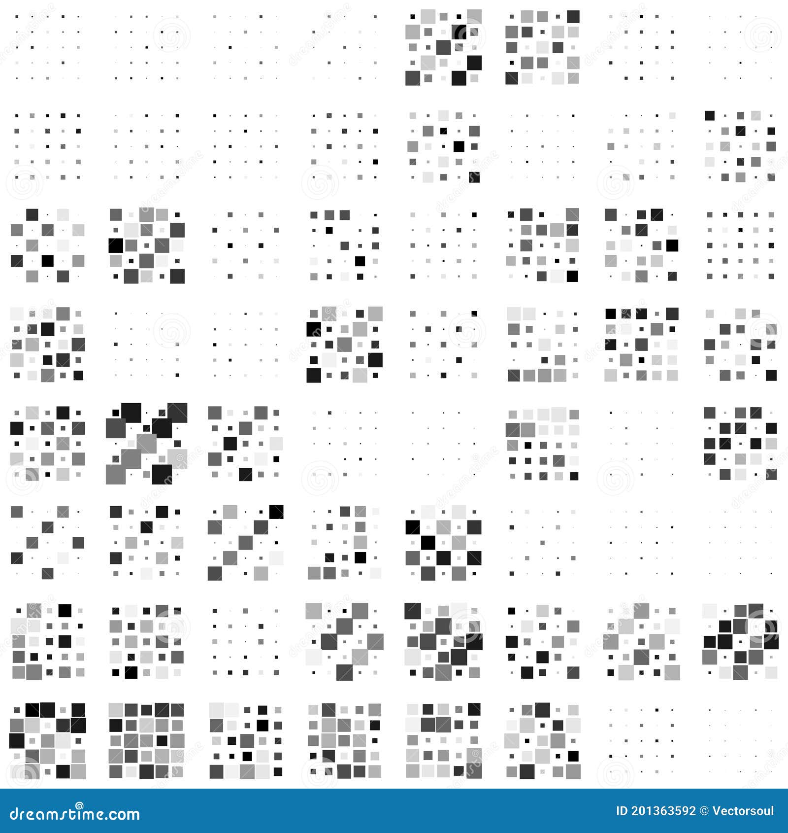 5x5 Cube, Square Geometric Arrangement. Square Illustration Stock ...