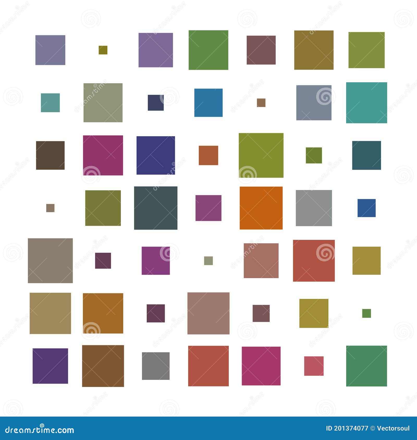 7x7 Cube, Square Geometric Arrangement. Square Illustration Stock ...