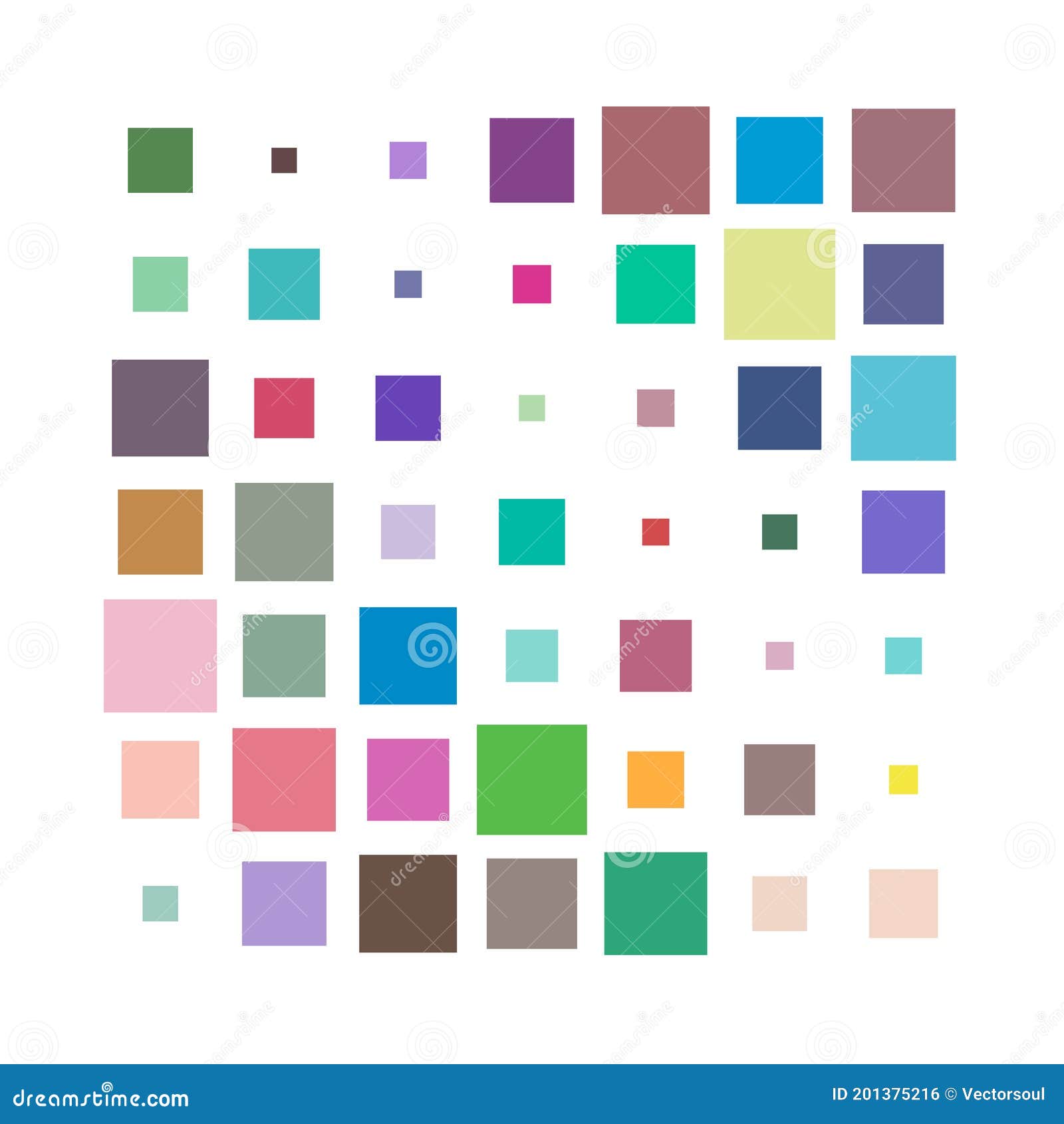 7x7 Cube, Square Geometric Arrangement. Square Illustration Stock ...