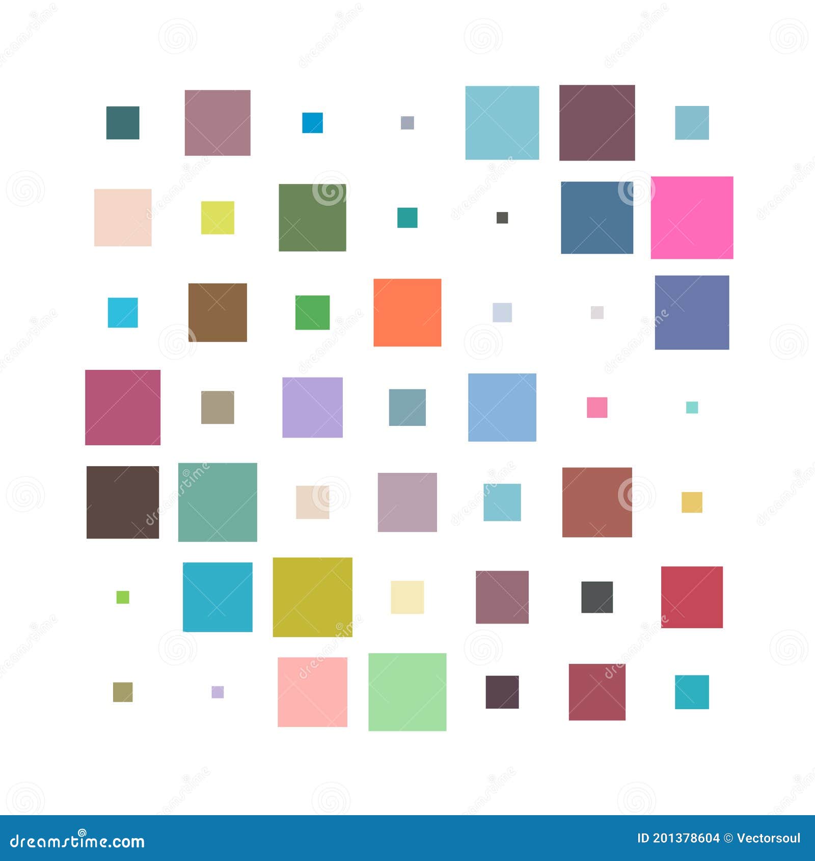 7x7 Cube, Square Geometric Arrangement. Square Illustration Stock ...