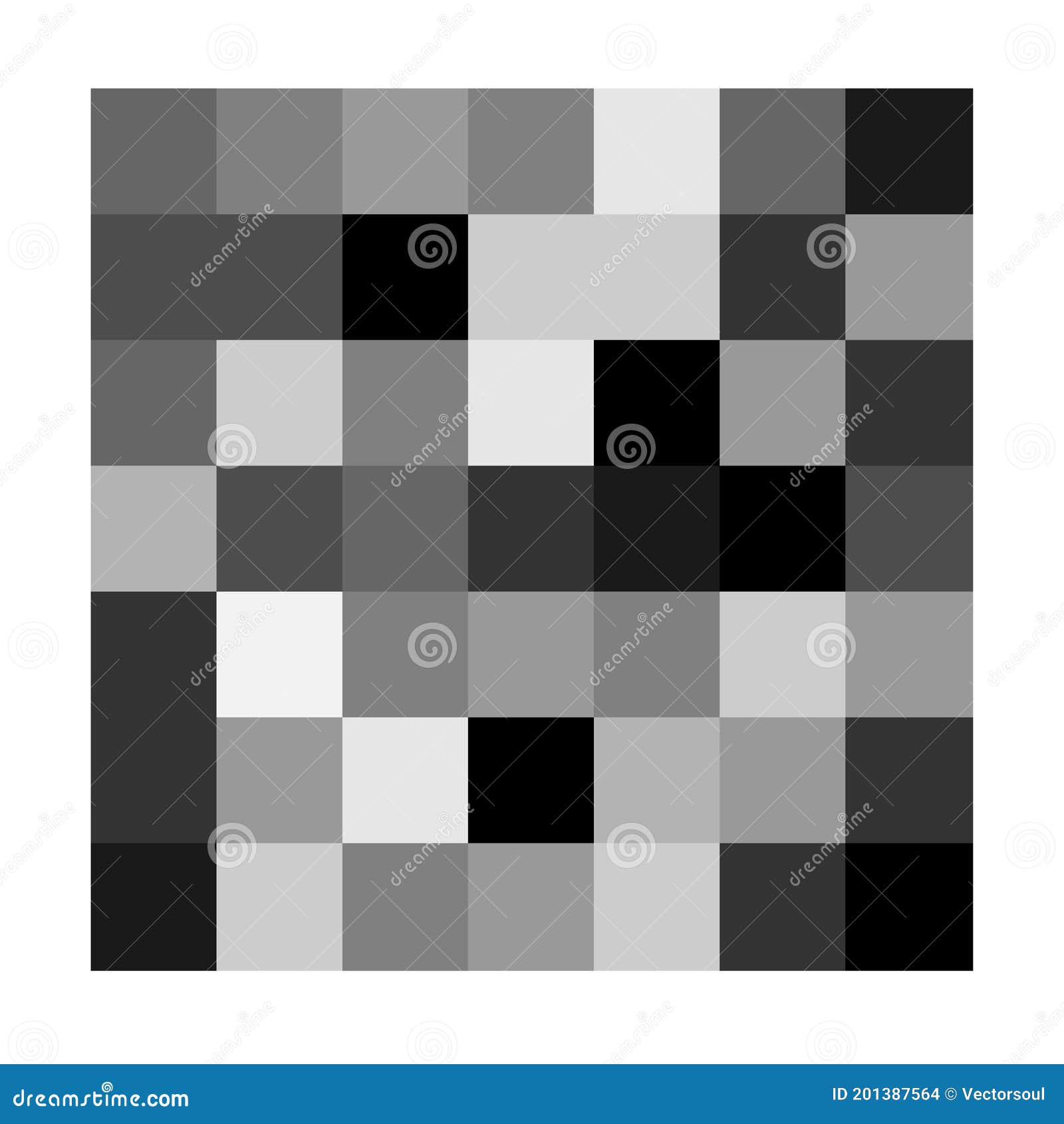 7x7 Cube, Square Geometric Arrangement. Square Illustration Stock ...