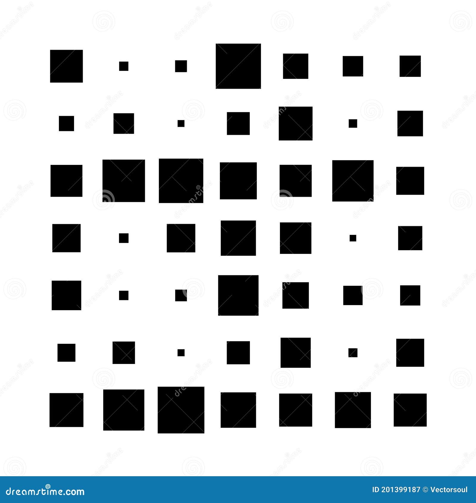 7x7 Cube, Square Geometric Arrangement. Square Illustration Stock ...