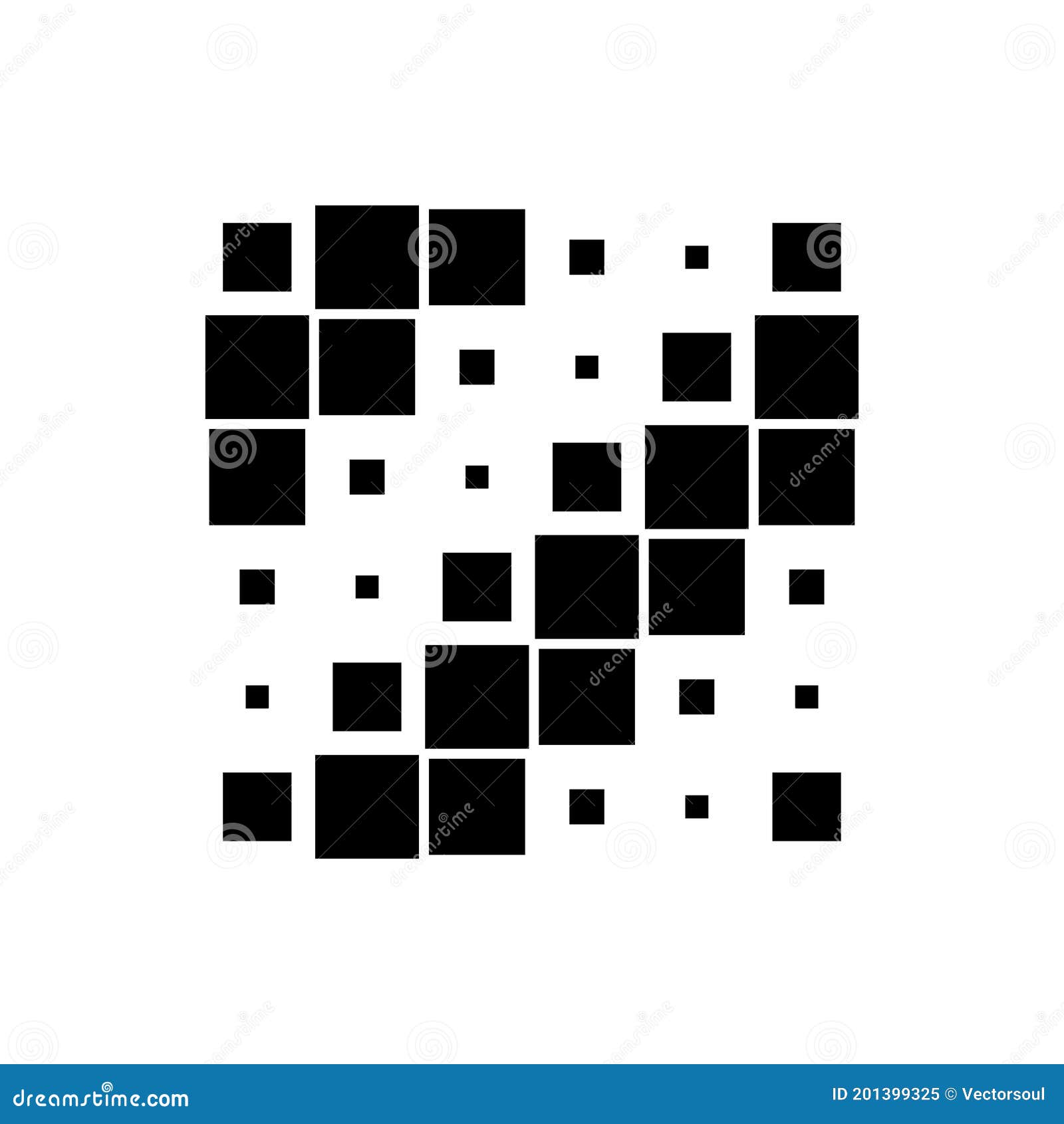 6x6 Cube, Square Geometric Arrangement. Square Illustration Stock ...