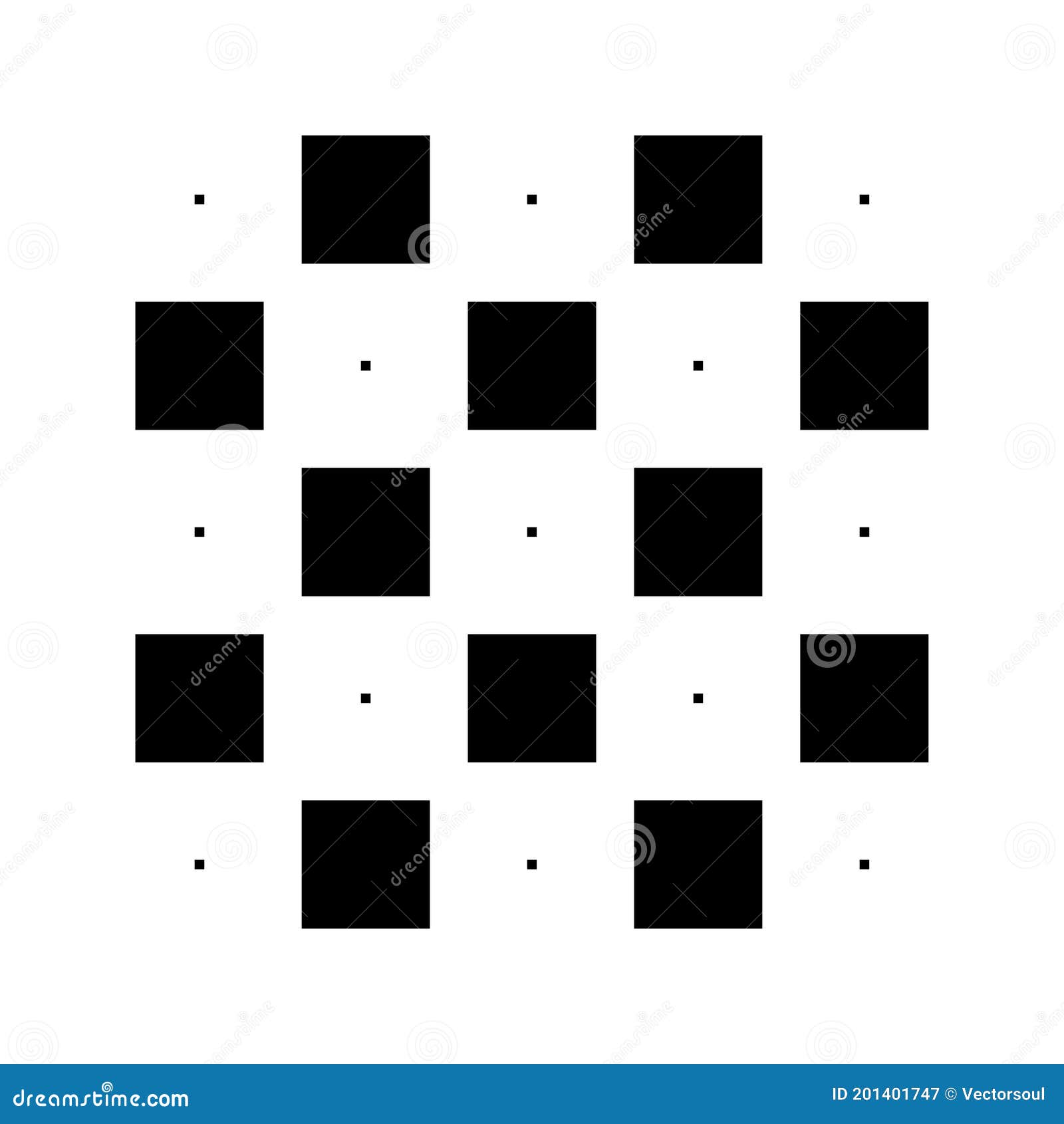 5x5 Cube, Square Geometric Arrangement. Square Illustration Stock ...