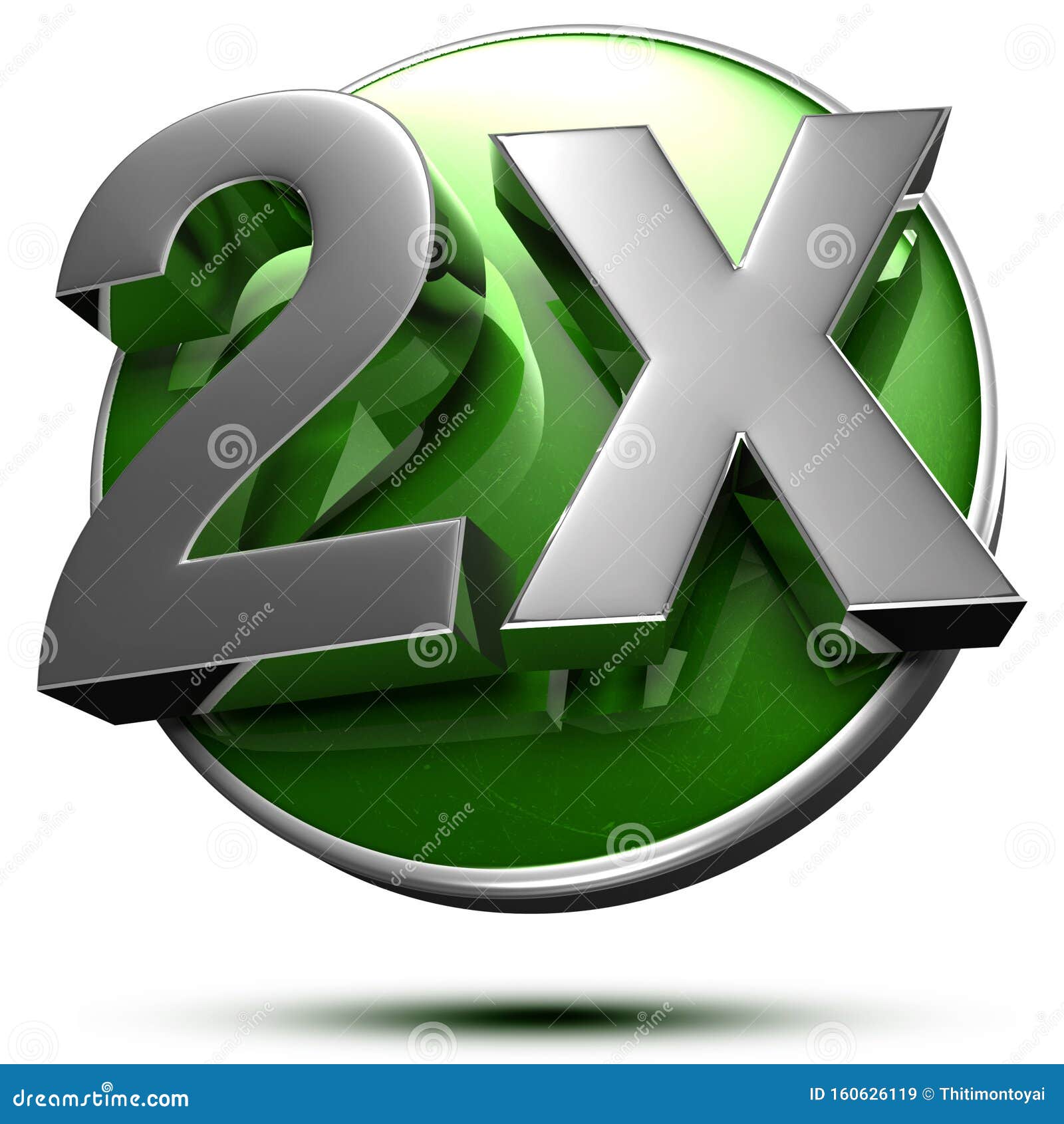 2x 3d .with Clipping Path. stock illustration. Illustration of graphic ...