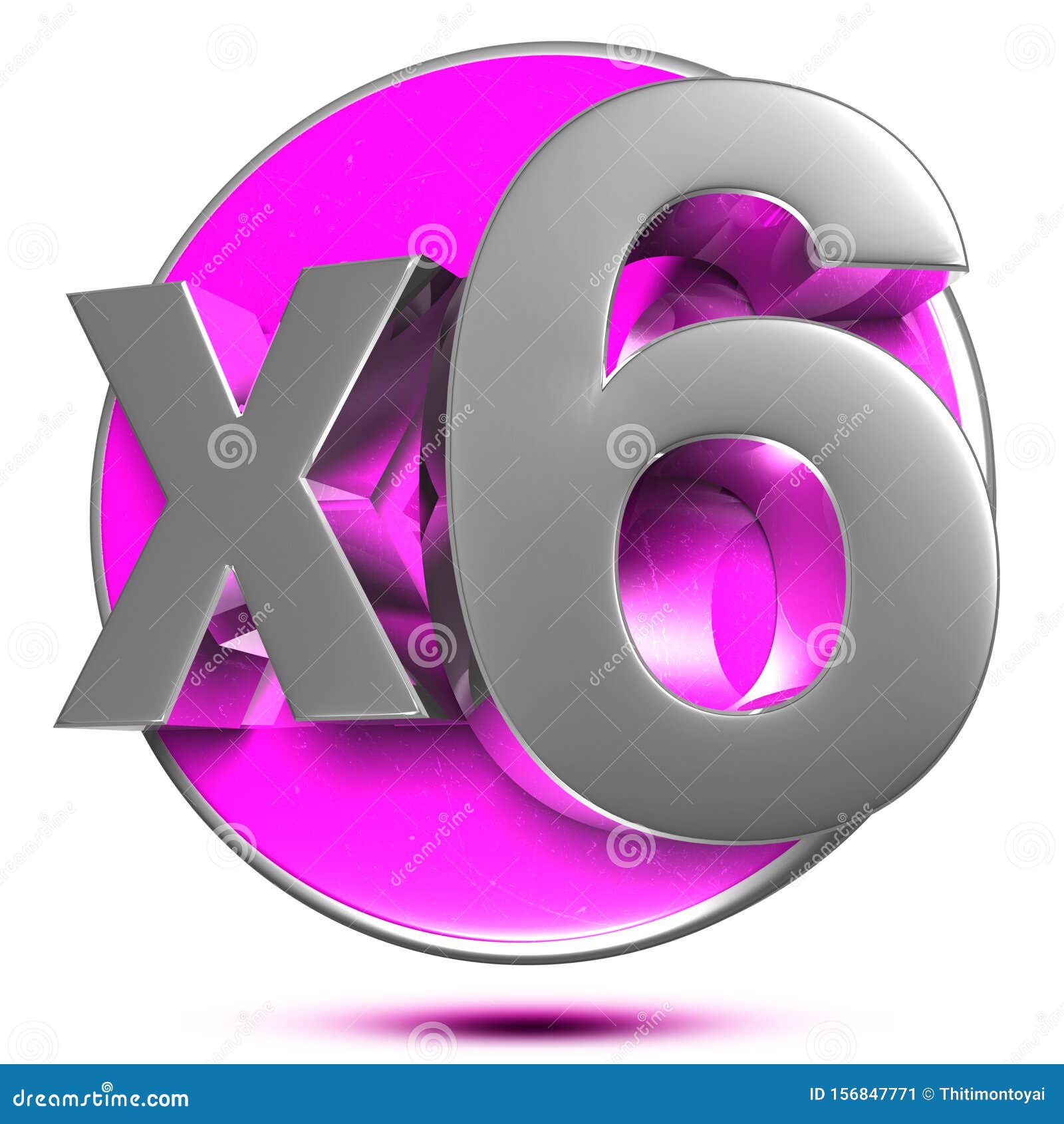 X6 3D. stock illustration. Illustration of benefit, higher - 156847771