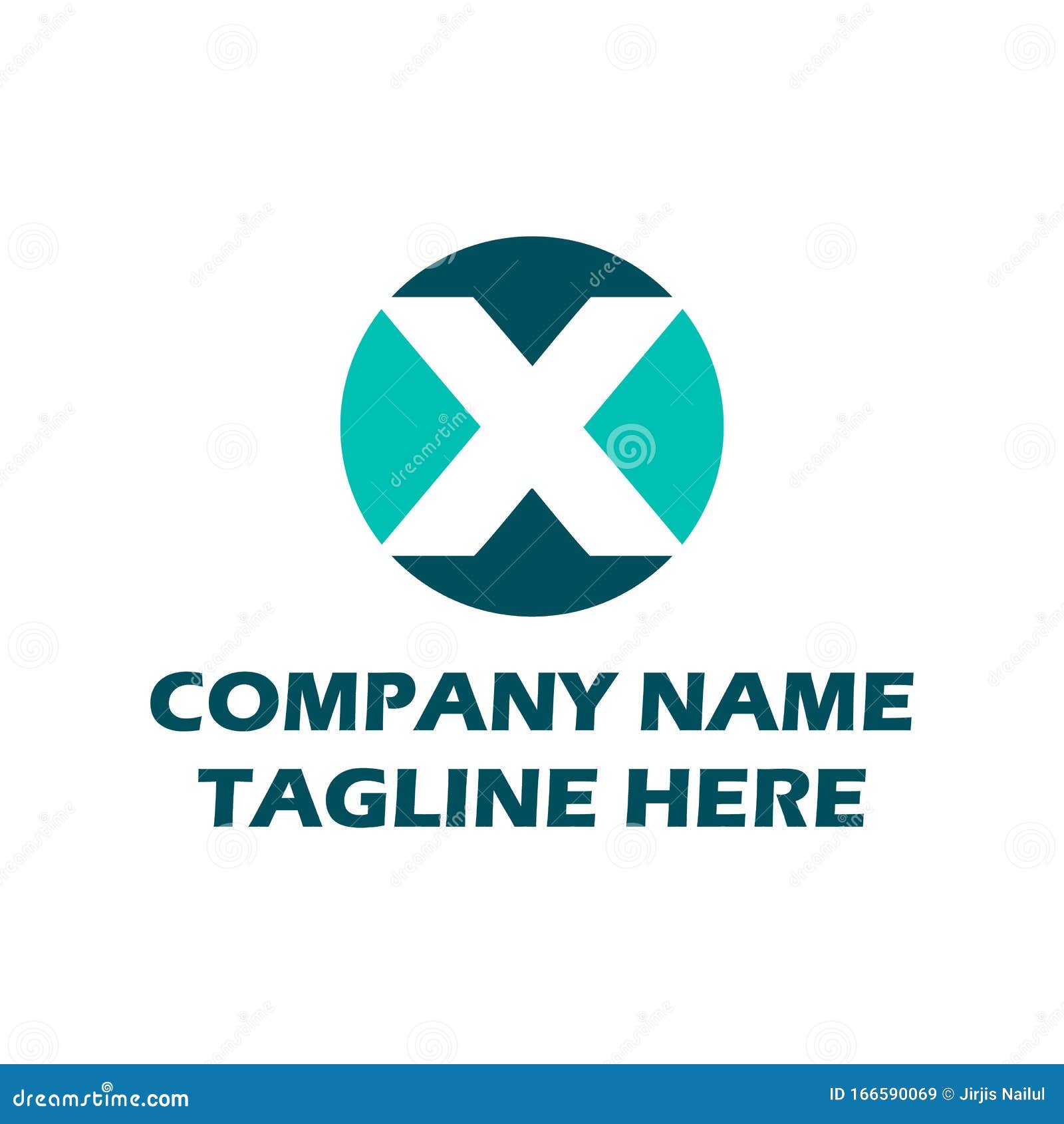 X Dots Logo Design Template. Hexagon X Icon Stock Vector - Illustration ...