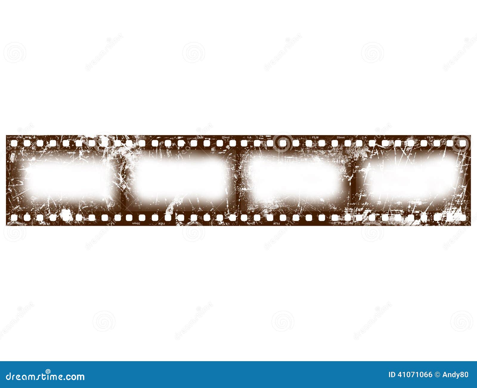 4x Film Frame Old stock illustration. Illustration of canvas - 41071066