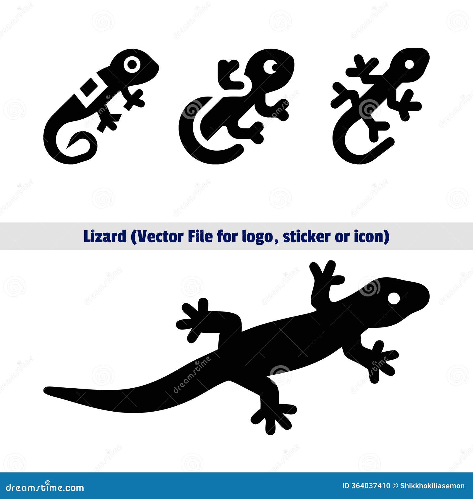 Lizard Logos Template Symbols Vectors | CartoonDealer.com #115985732