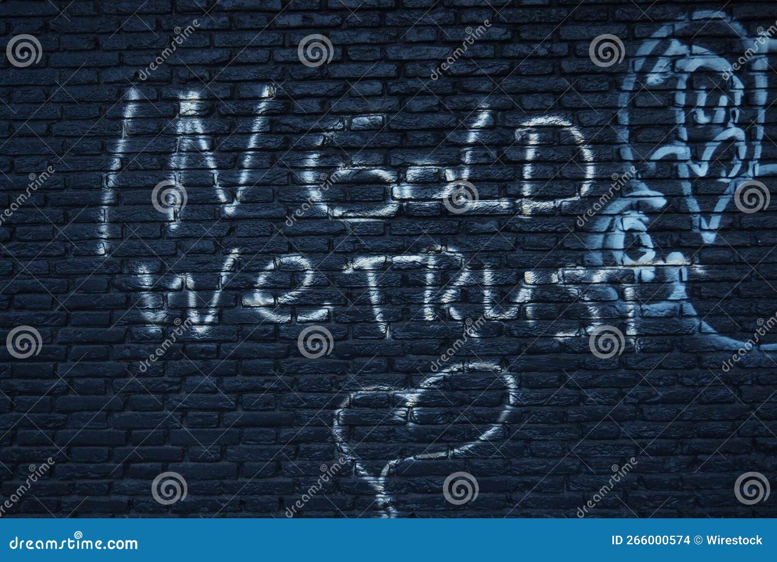 "in Gold we Trust" Text on the Wall Stock Photo - Image of trust, gold ...