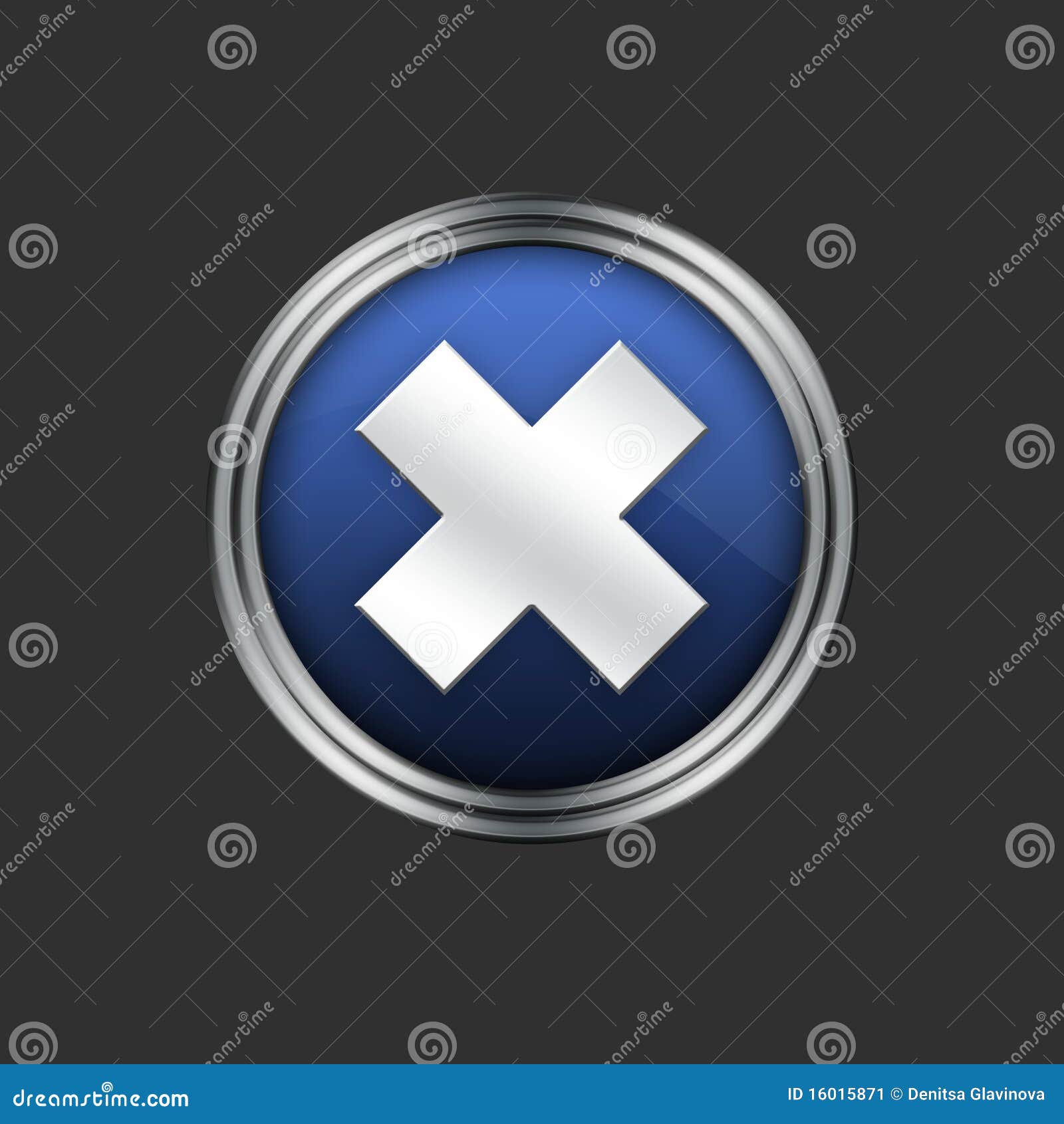 X icon stock illustration. Illustration of download, button - 16015871
