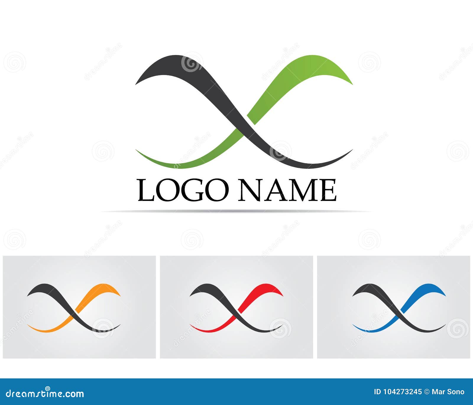 X Infinity Logo and Symbol Template Icons App Stock Vector ...