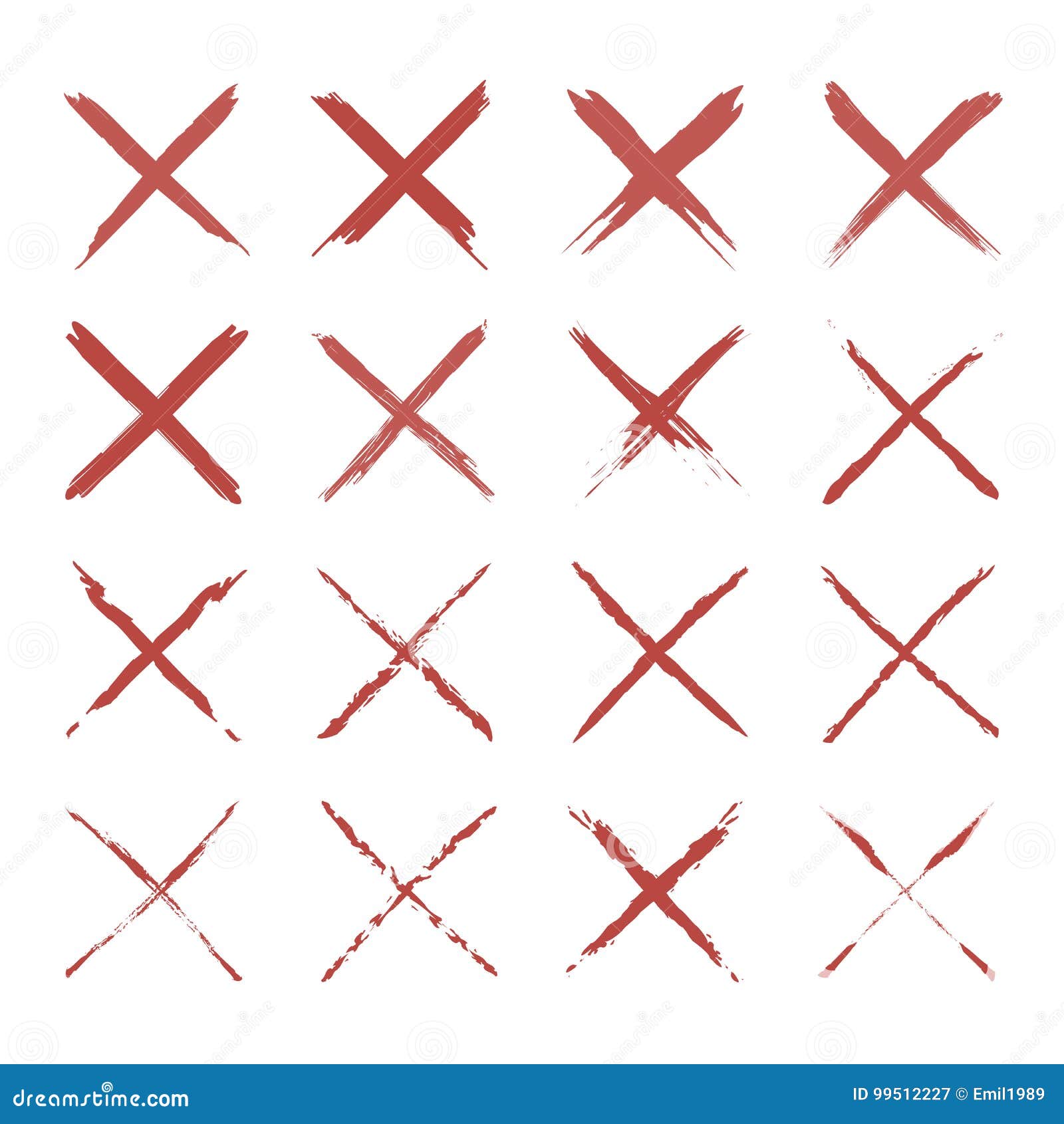 X letter brush stock vector. Illustration of check, cross - 99512227