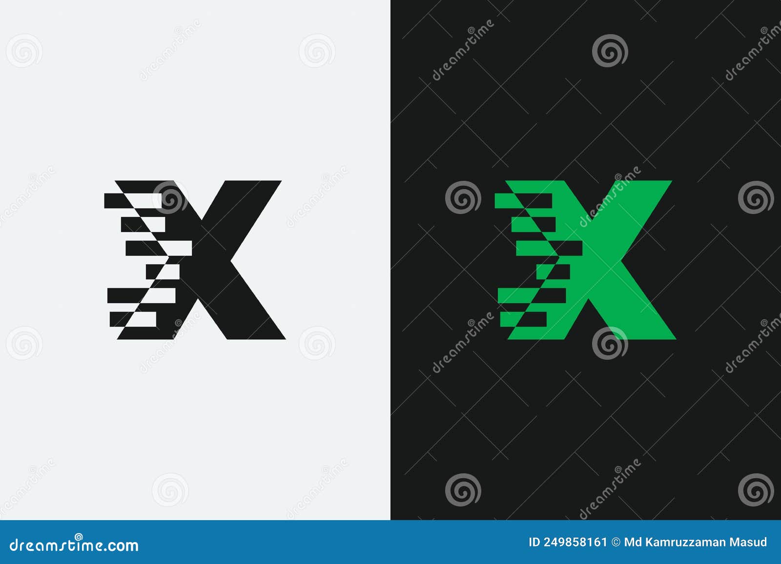 X Letter Iconic Transformation Shape Vector Logo Design. Creative Brand ...