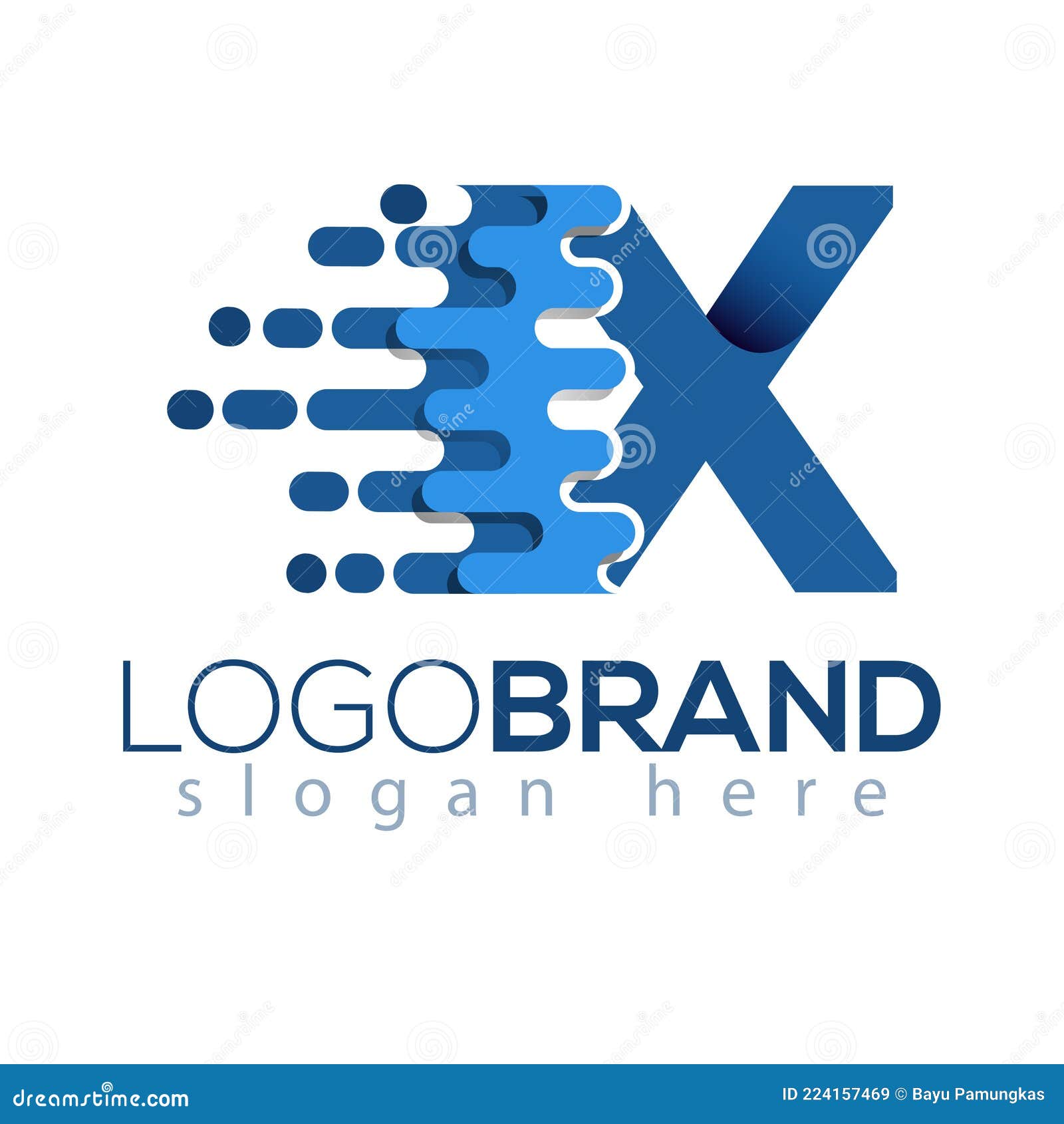 X Letter Pixel Icon Vector Logo Element. Letter Speed Logo Template ...