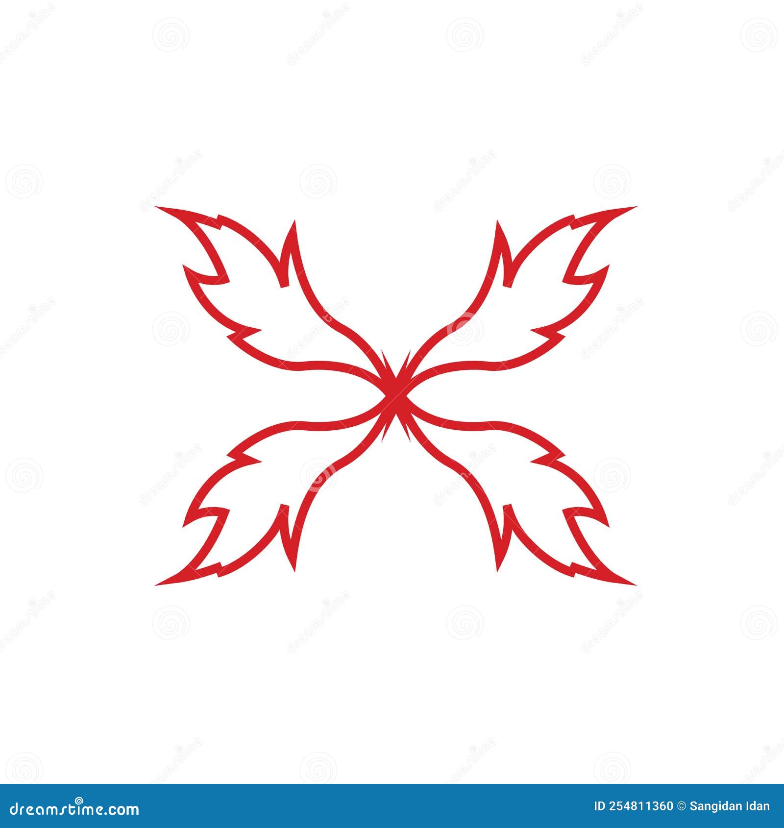 X Letter Tribal Vector Concept Design Stock Vector - Illustration of ...