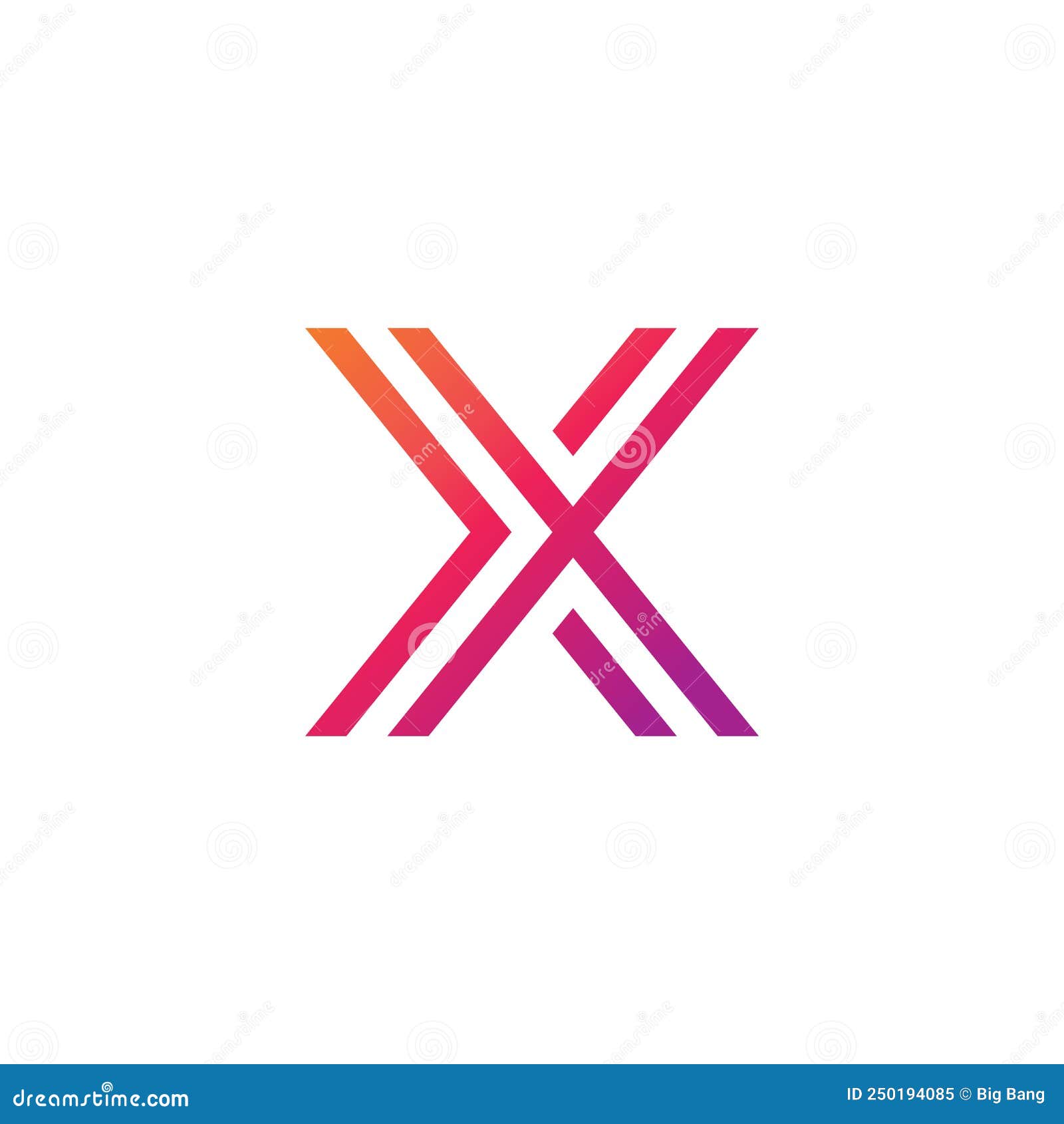 X Logo Design and Template. Creative X Icon Initials Based Letters in ...