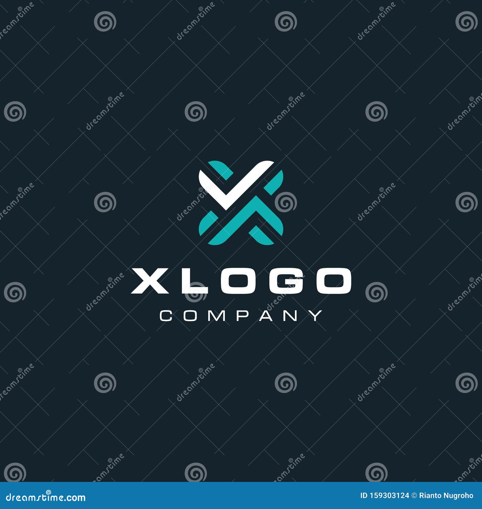 X logo with Modern Design stock vector. Illustration of geometric ...