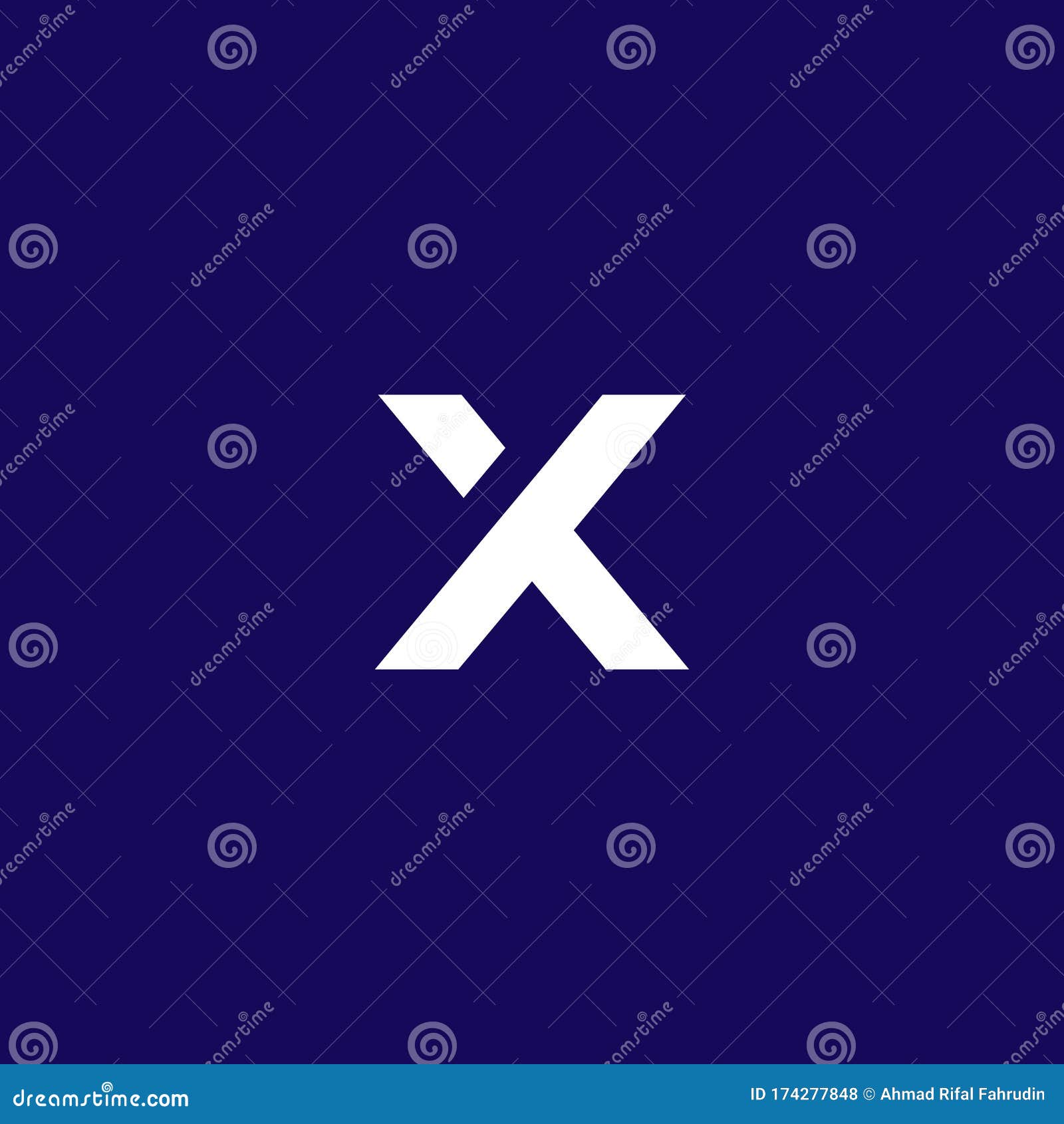 X Logo, Simple and Clean X Logo Designs Isolated on Dark Background ...