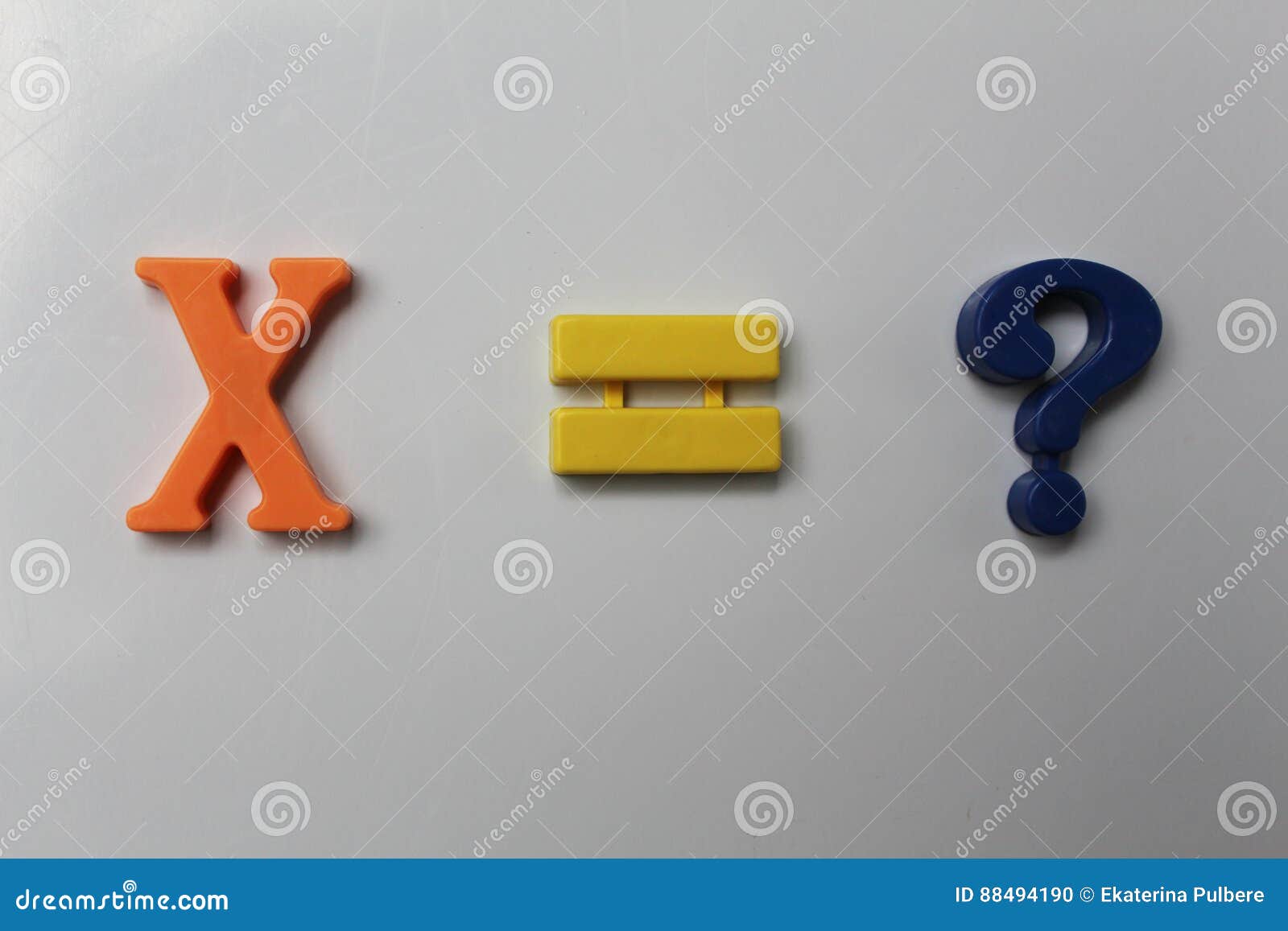 X mark equally question stock photo. Image of deside - 88494190