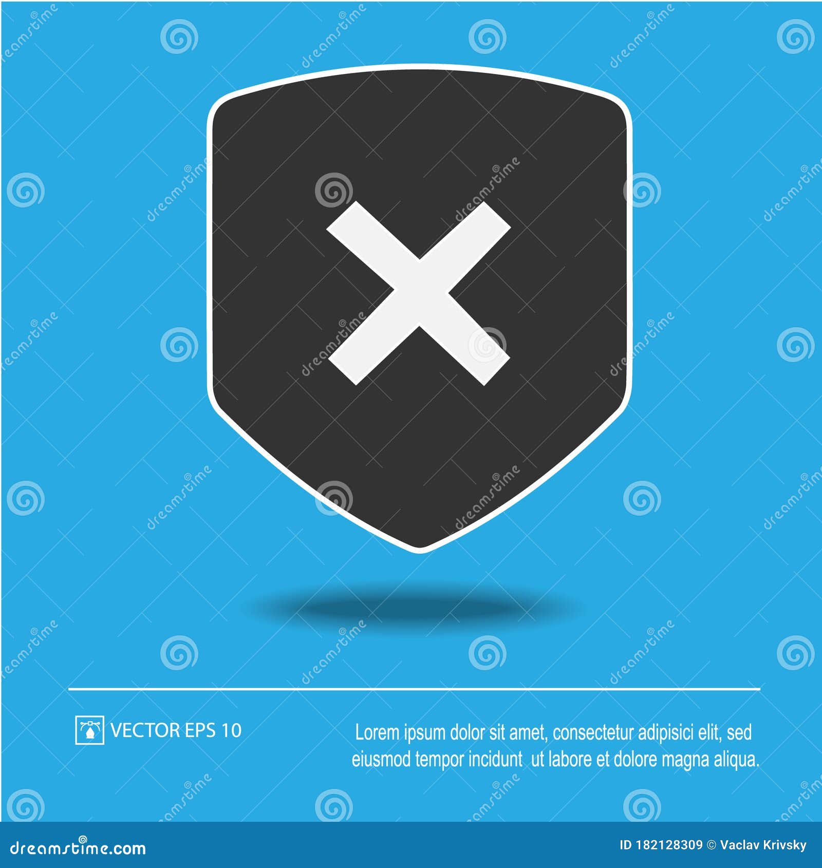 X Mark Vector Icon Eps 10. Remove Symbol Stock Vector - Illustration of ...
