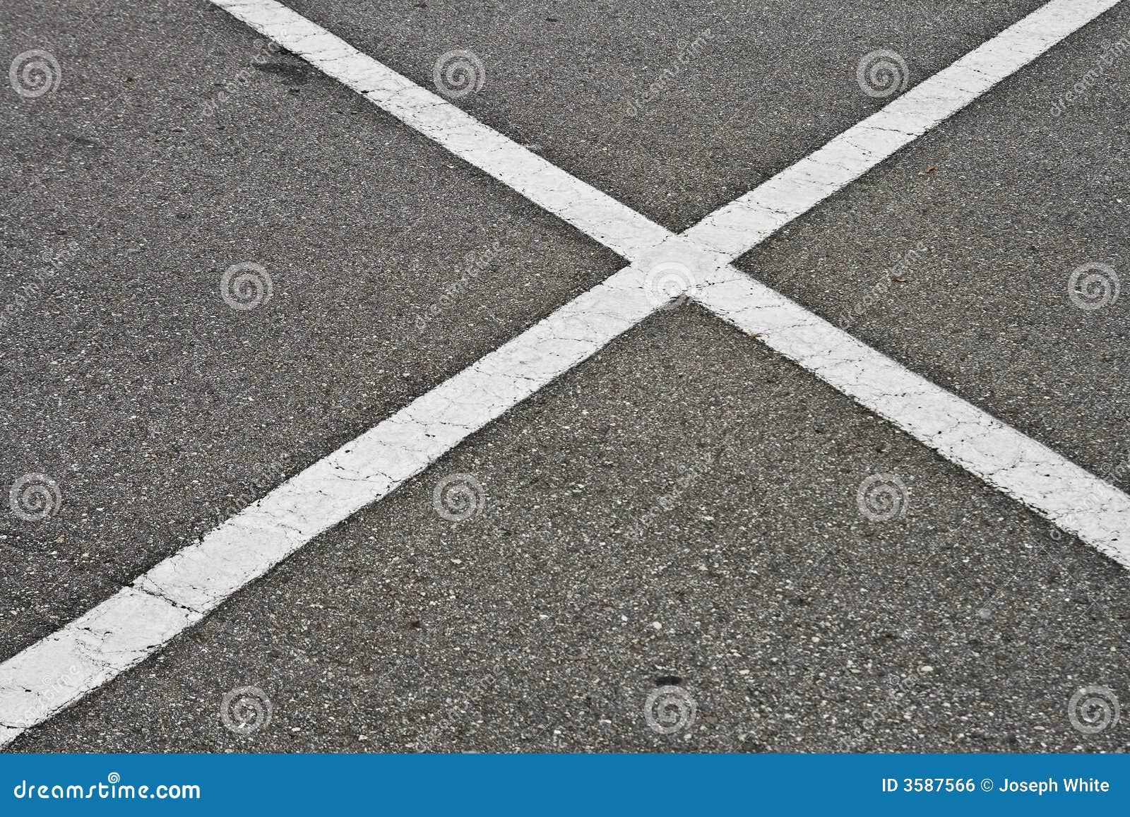 X marks the spot stock photo. Image of lines, road, painted - 3587566