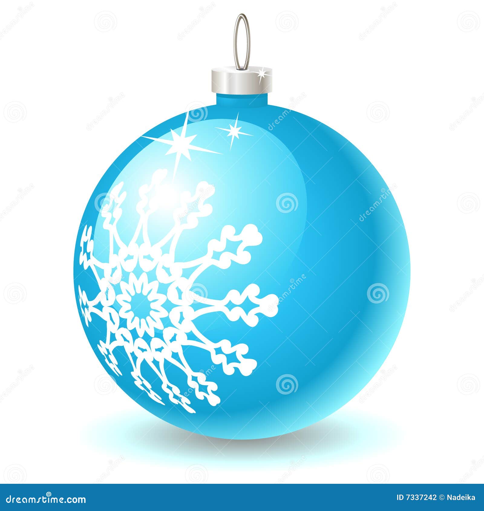 X-mas ball icon stock vector. Illustration of greeting - 7337242