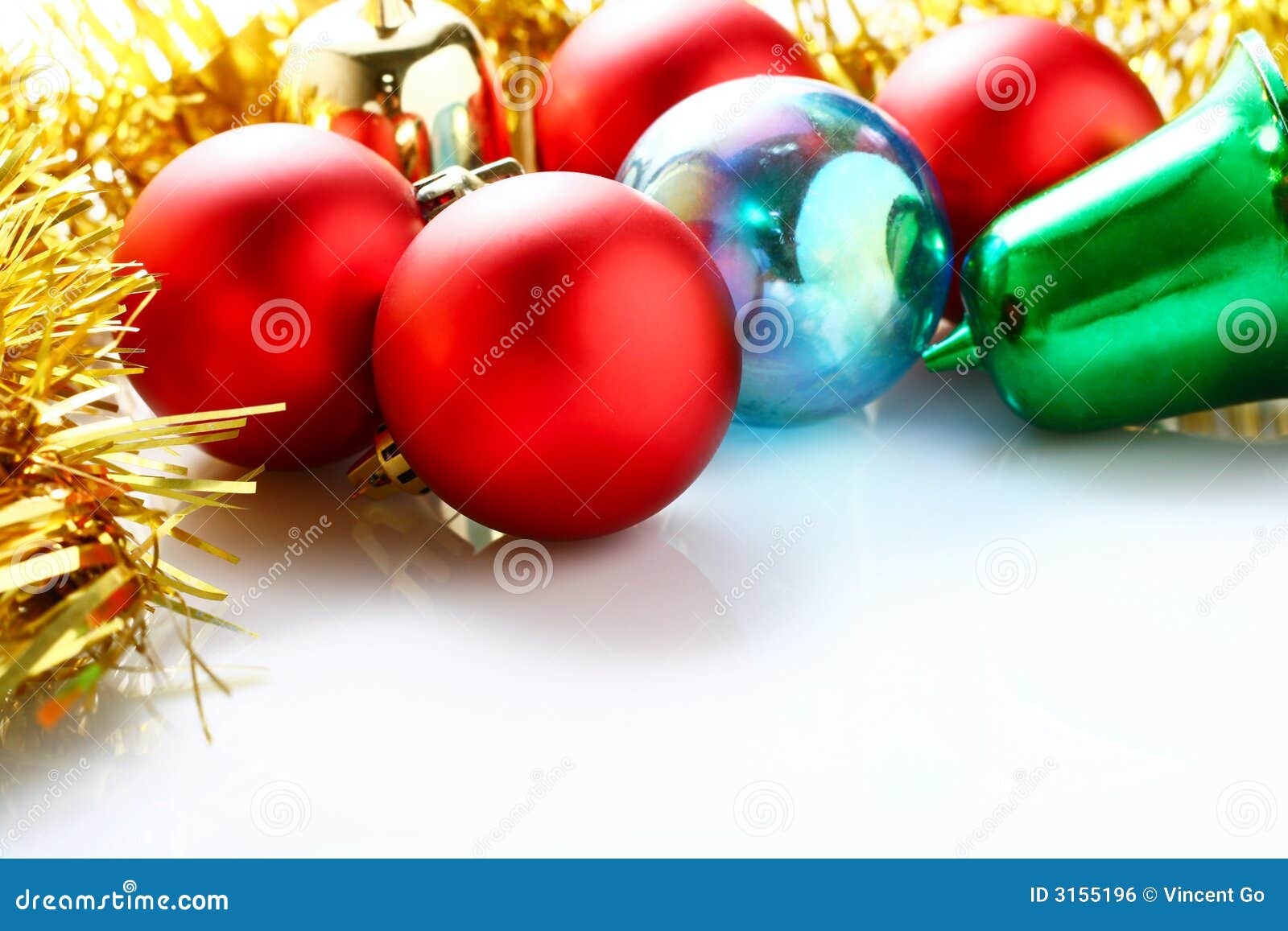 X-mas decors stock photo. Image of festive, glow, balls - 3155196