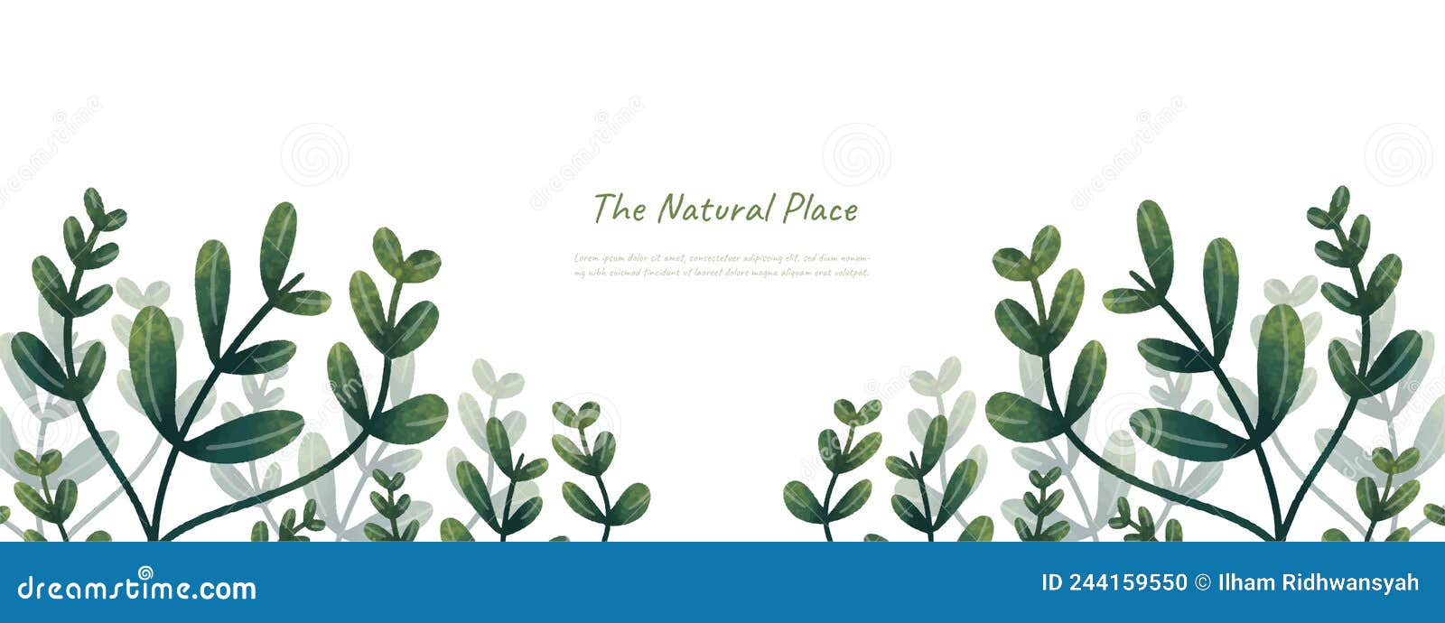 Leaves Nature Background Design Vector for Ecology Nature Background ...
