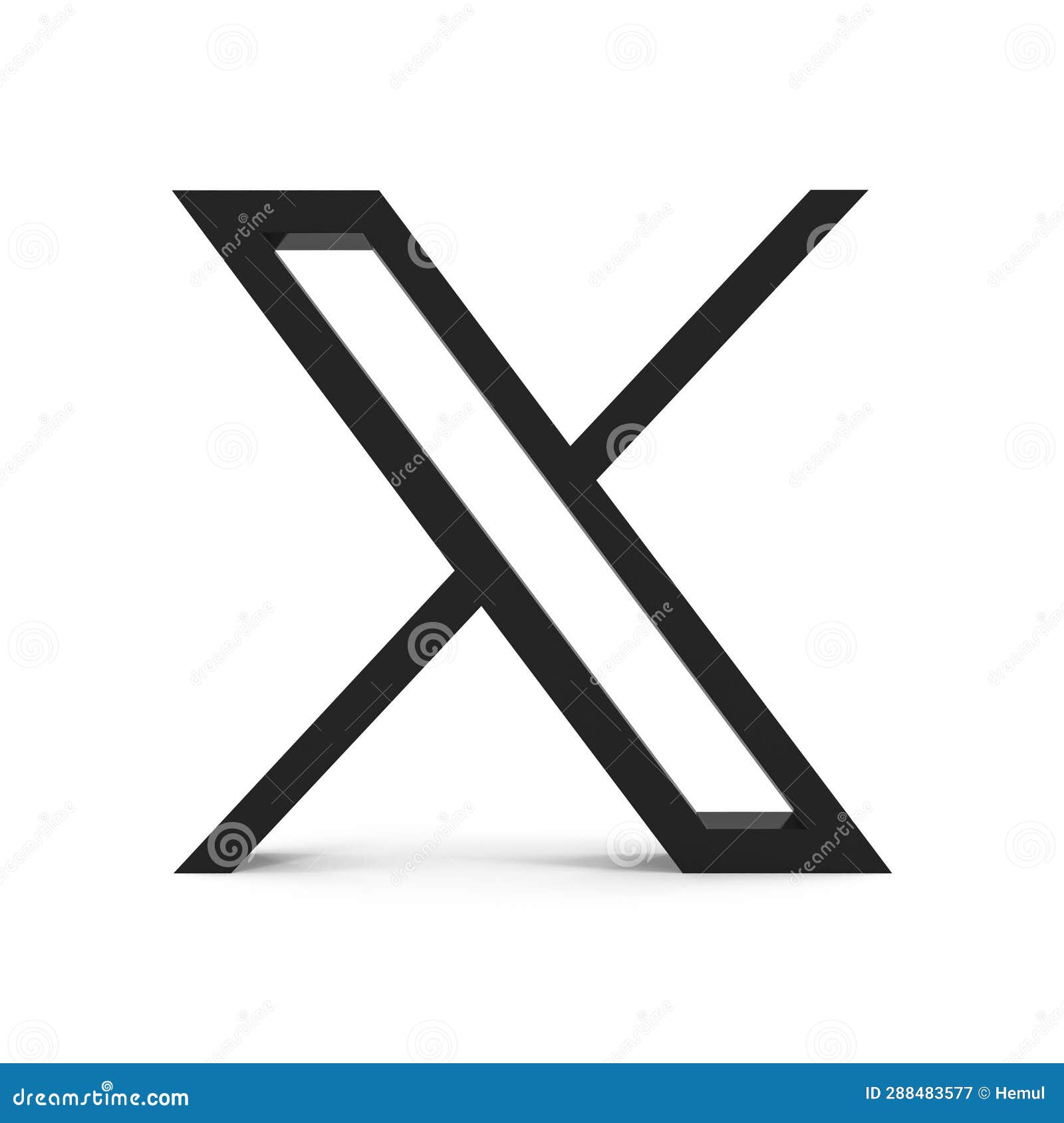 X New Logo Icon Twitter Rebranding Logo of Twitter Stock Illustration ...