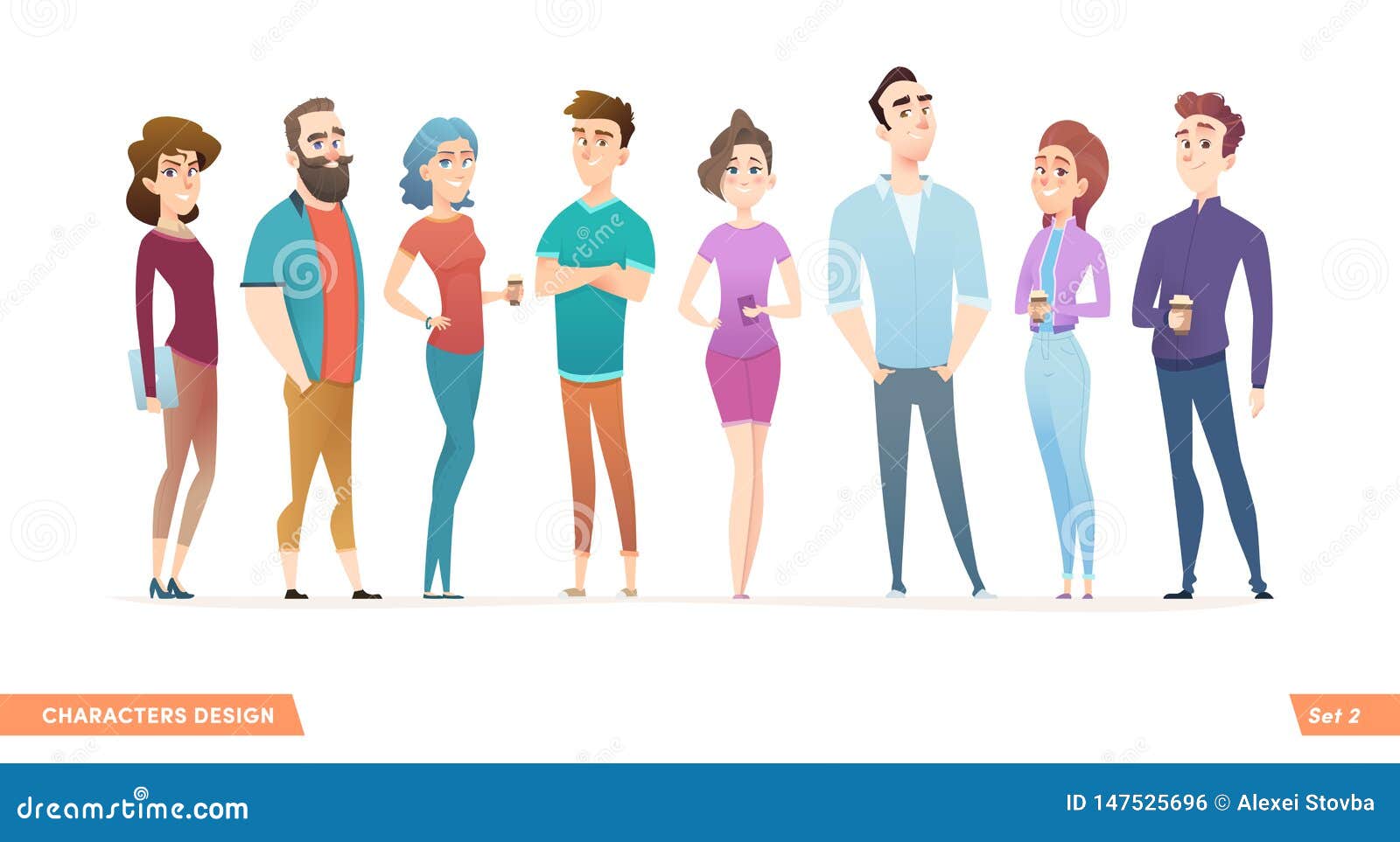 People Group Design Collection Stock Vector - Illustration of company ...