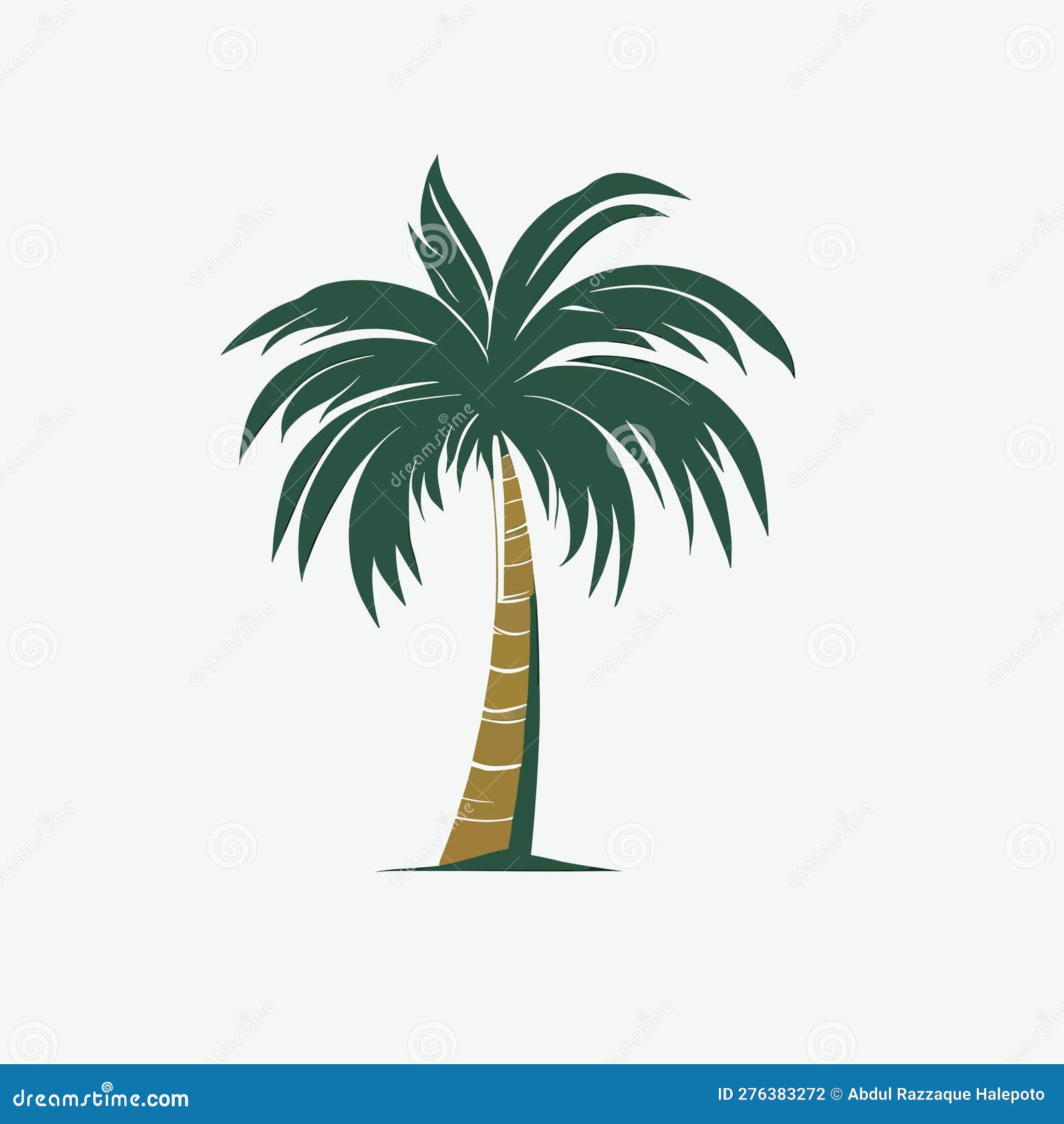 "Palma: a Vector Illustration of a Majestic Palm Tree Logo" Stock ...