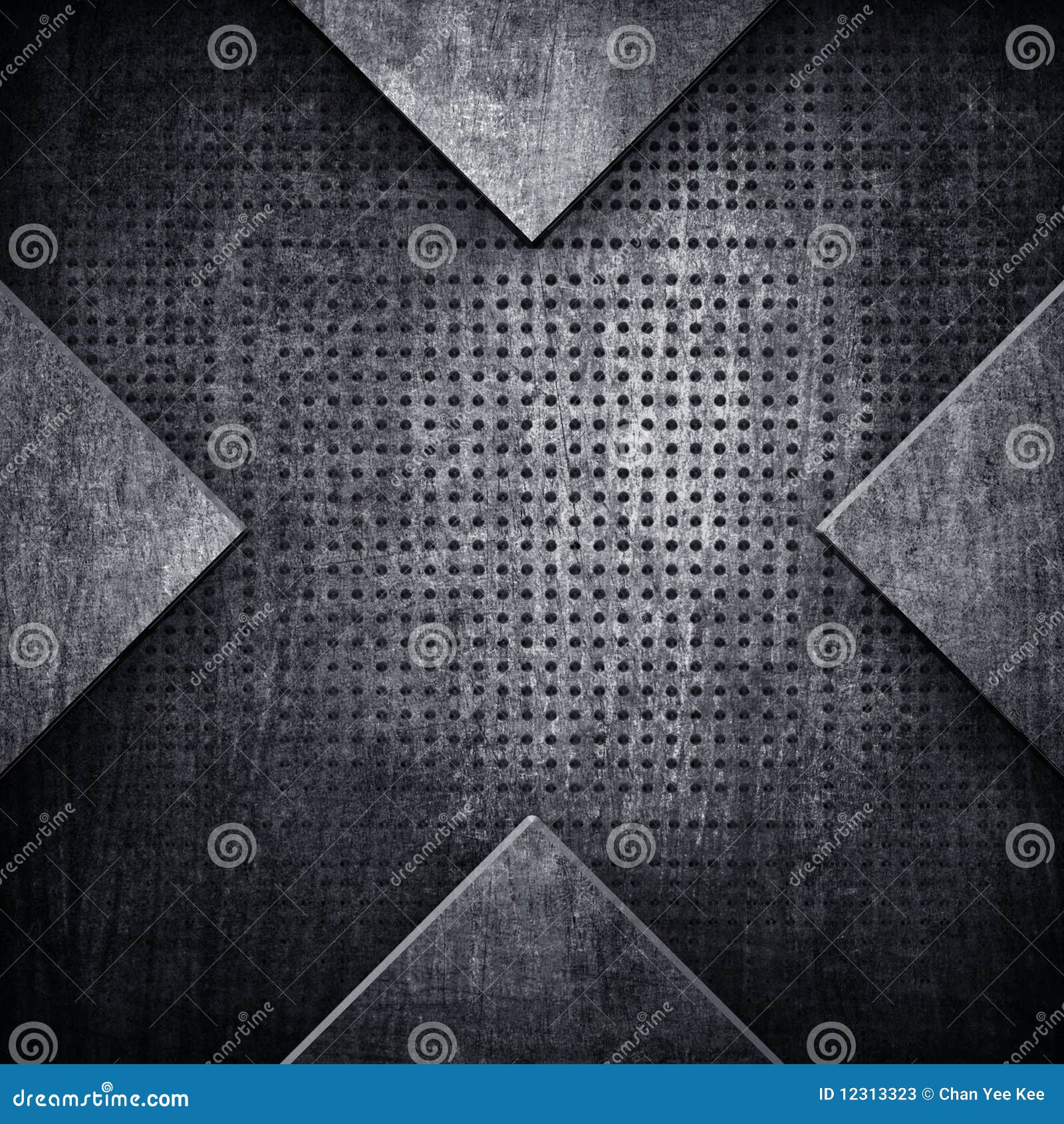 X pattern metal background stock illustration. Illustration of grunge ...
