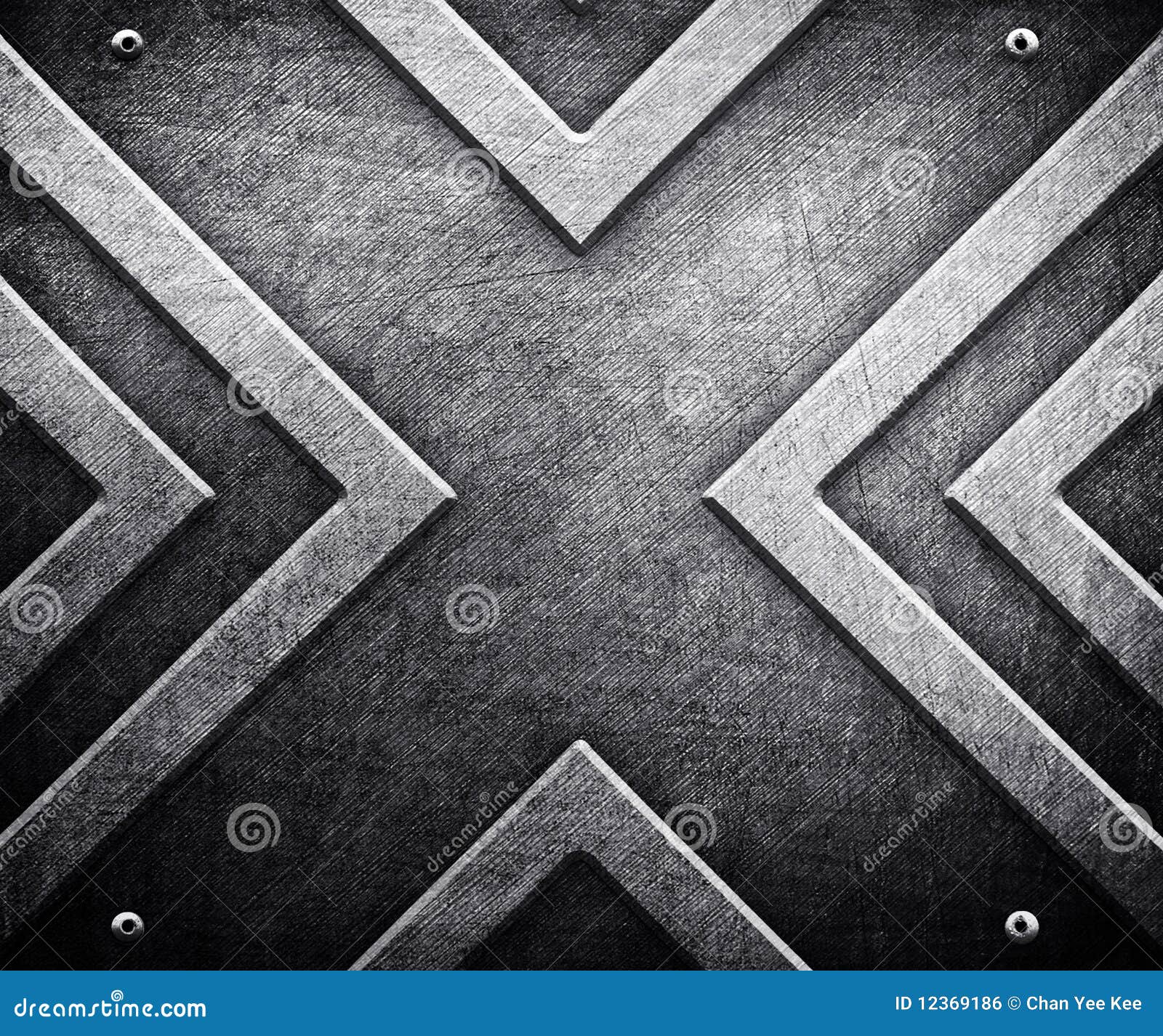 X Pattern on Metal Background Stock Illustration - Illustration of ...