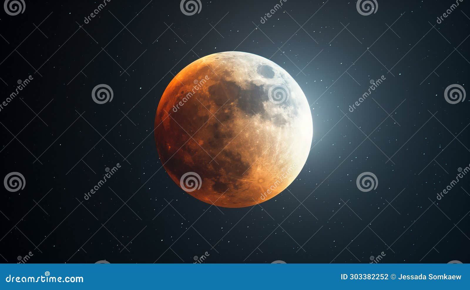 5353X3000 Pixel,300DPI,size 17.5 X 10 INC.Lunar Eclipse Pattern with ...