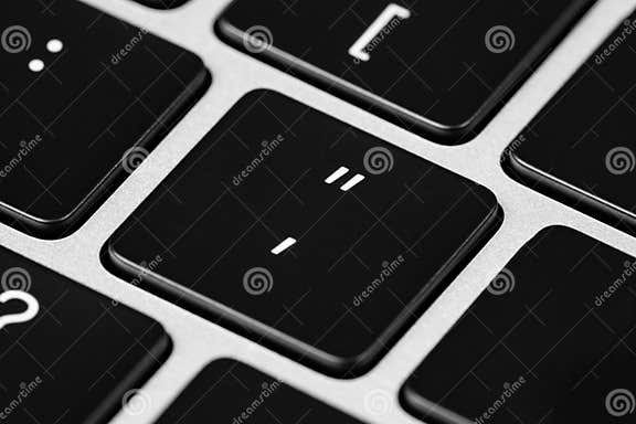 "Quotation Mark" and "Apostrophe" Key on Keyboard Stock Photo - Image ...