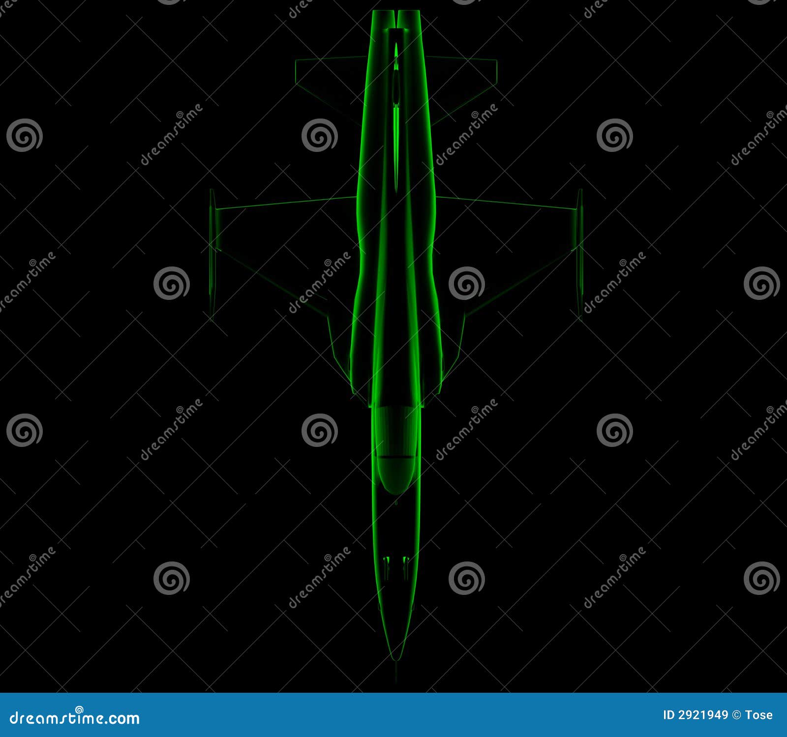 X-ray 3D fighter jet stock illustration. Illustration of green - 2921949