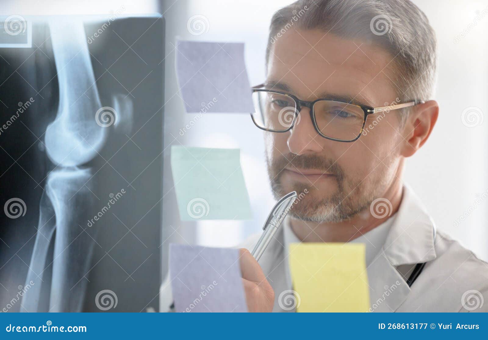 X Ray, Analysis and Doctor Thinking of Healthcare Solution, Problem ...